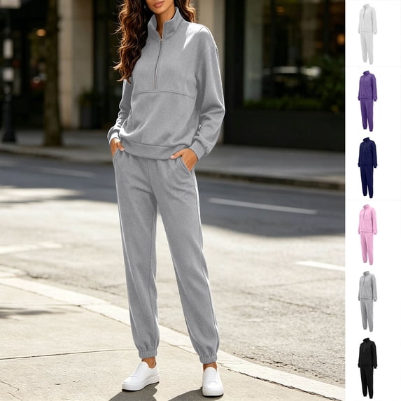 2 Piece Sets Long Sleeve Sets for Women Fall Outfits Lounge Sets for ...