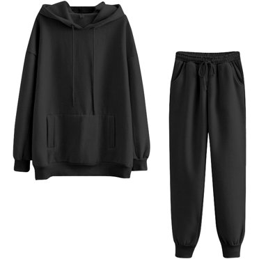 AherBiu Sweatsuits for Women Joggers Workout Sets Pullover Hoodie ...