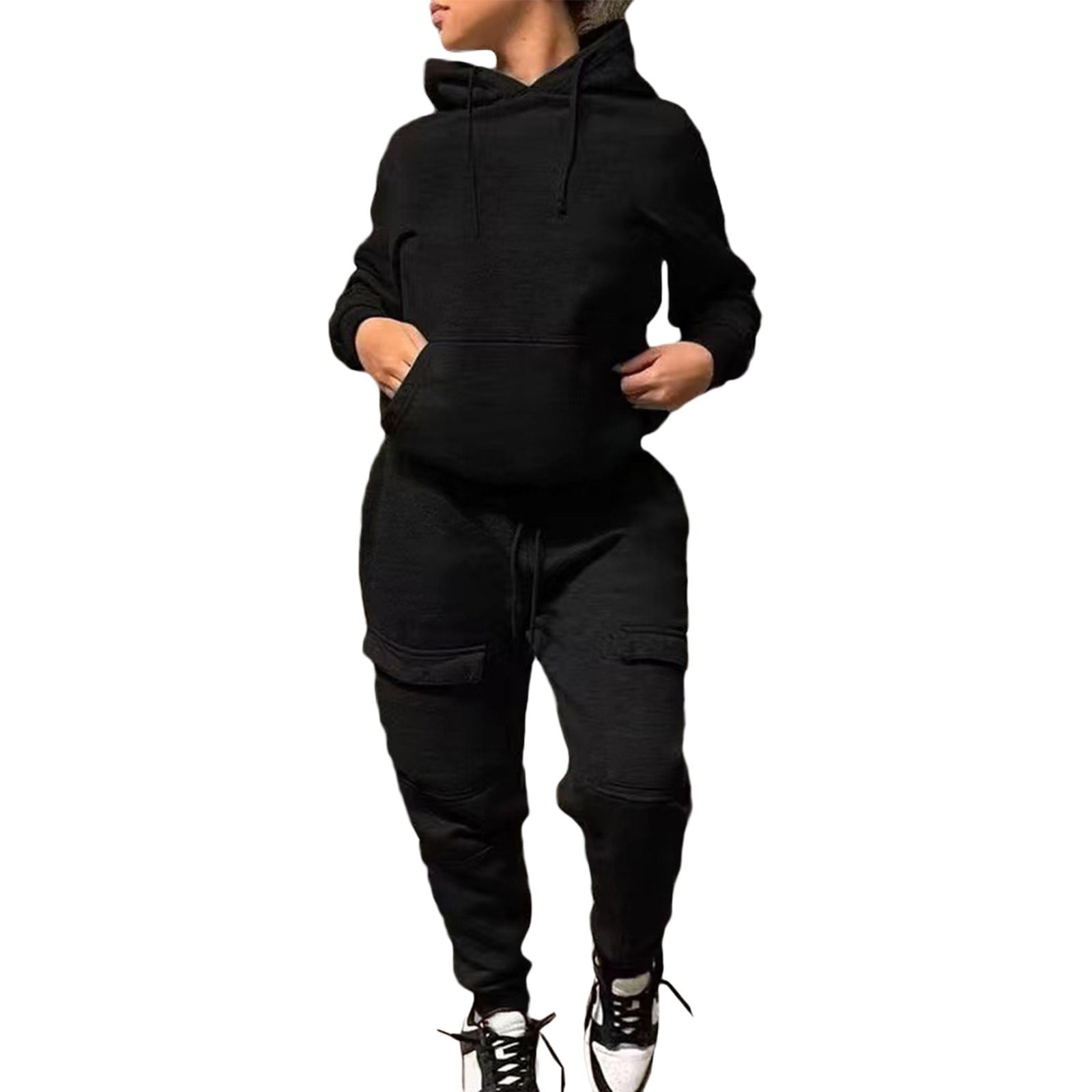 2 Piece Sets for Women Clearance Oversized Sporty Sweat Set for Women ...