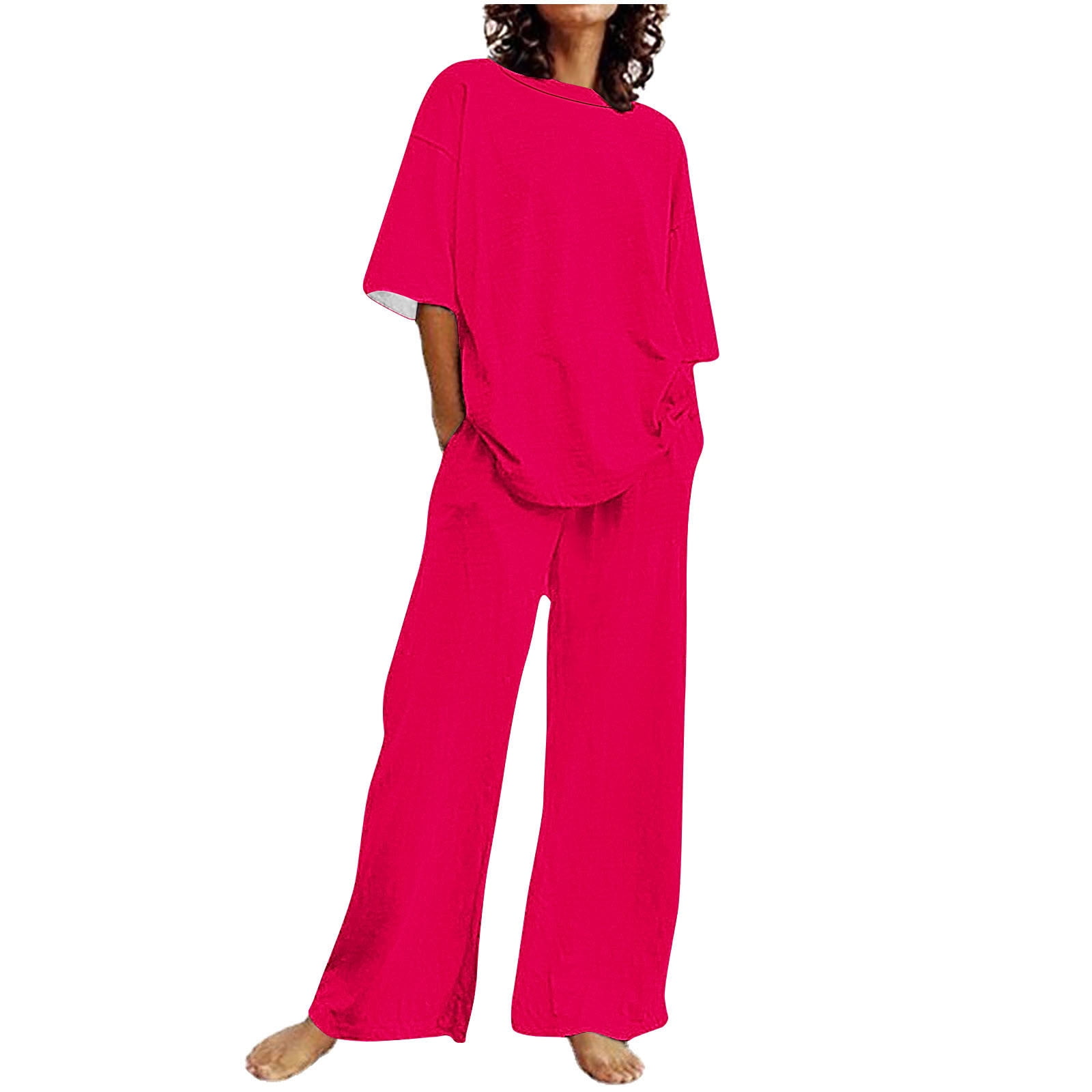 2 Piece Sets for Women Casual Work Plus Size Two Piece Shorts Sets for ...