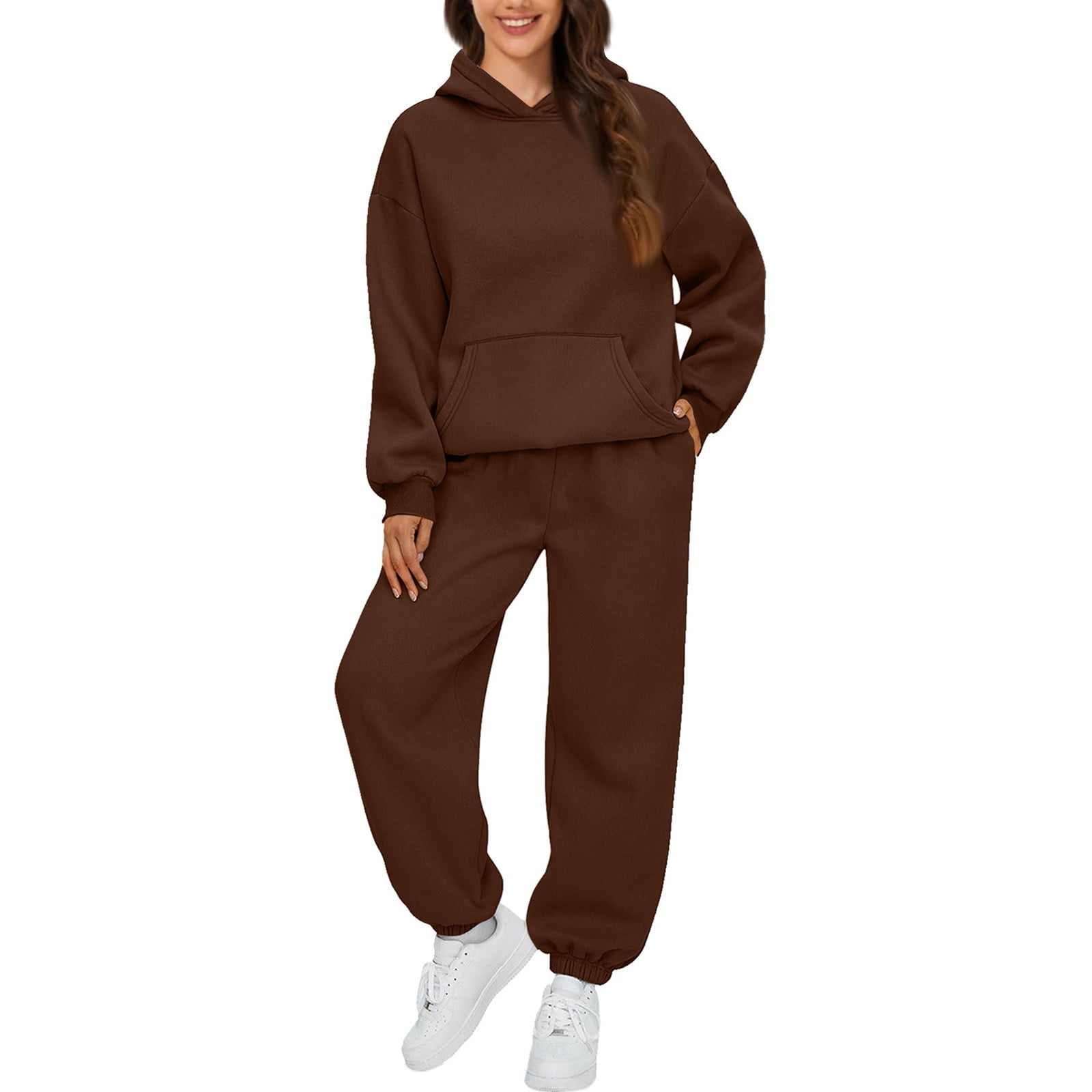 2 Piece Sets for Women Fall 2025 Sweatsuits Outfits Lounge Matching ...
