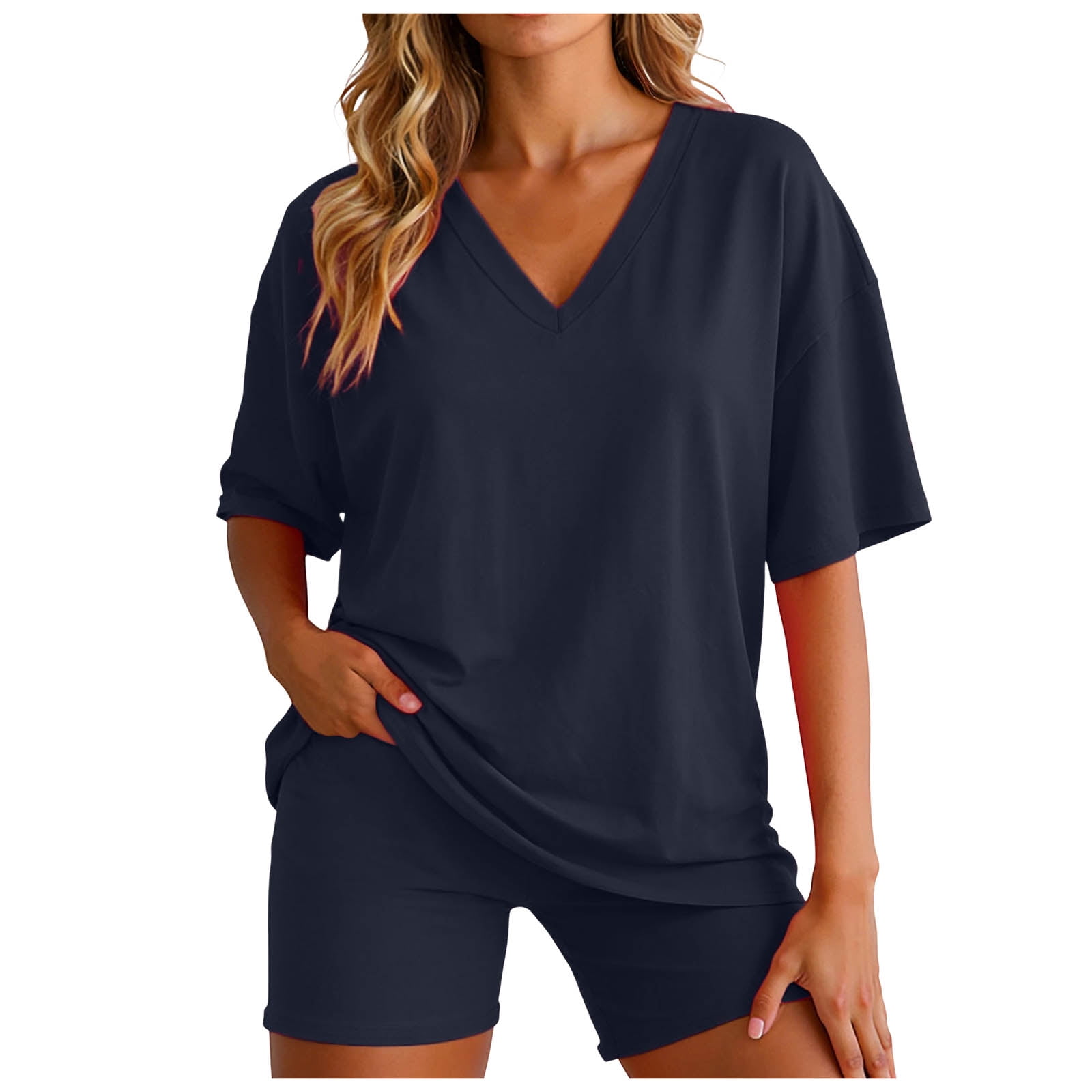 2 Piece Sets for Women Summer 2026 Lounge Short Set Spring Matching ...