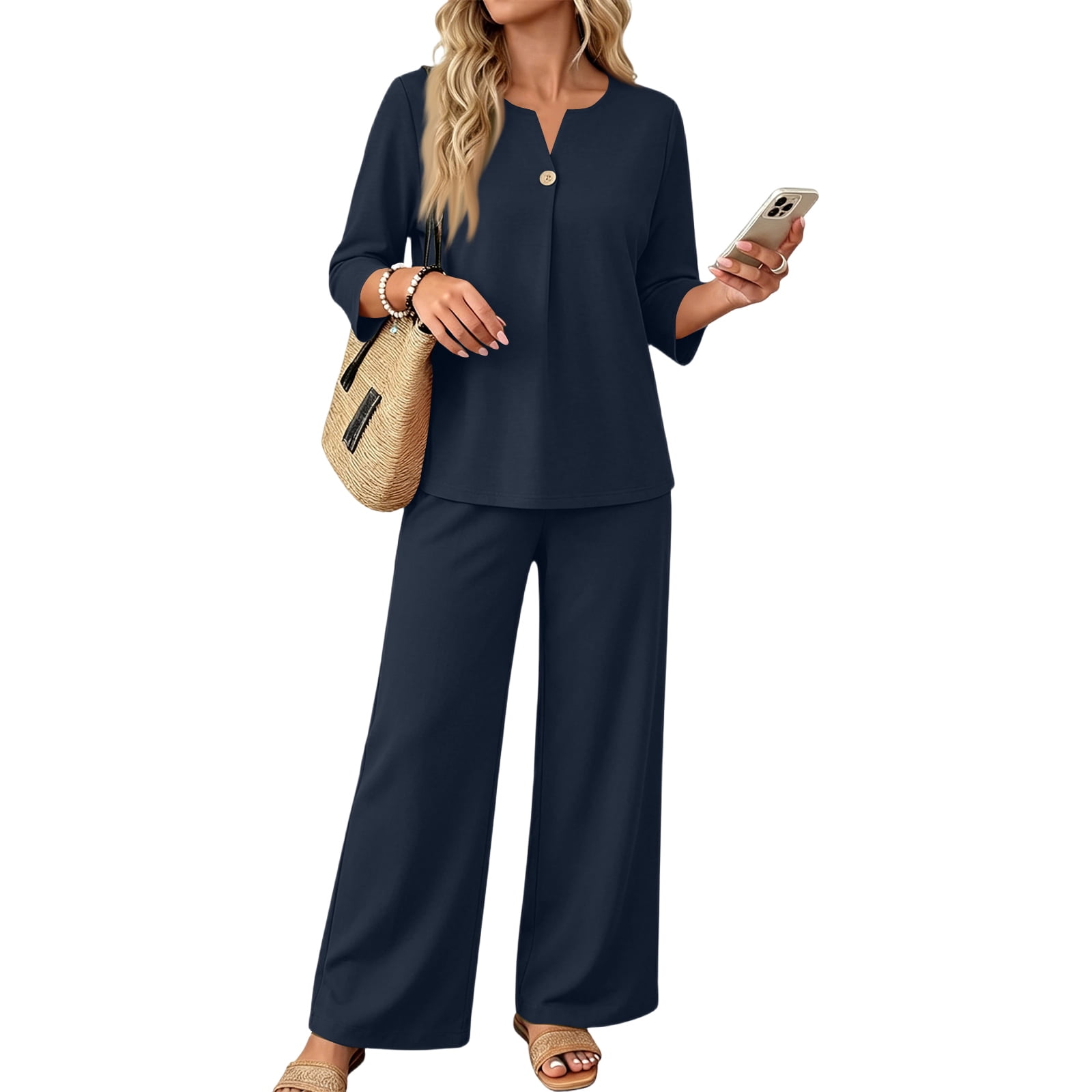 2 Piece Sets for Women Summer Spring Vacation Beach Travel Airport ...