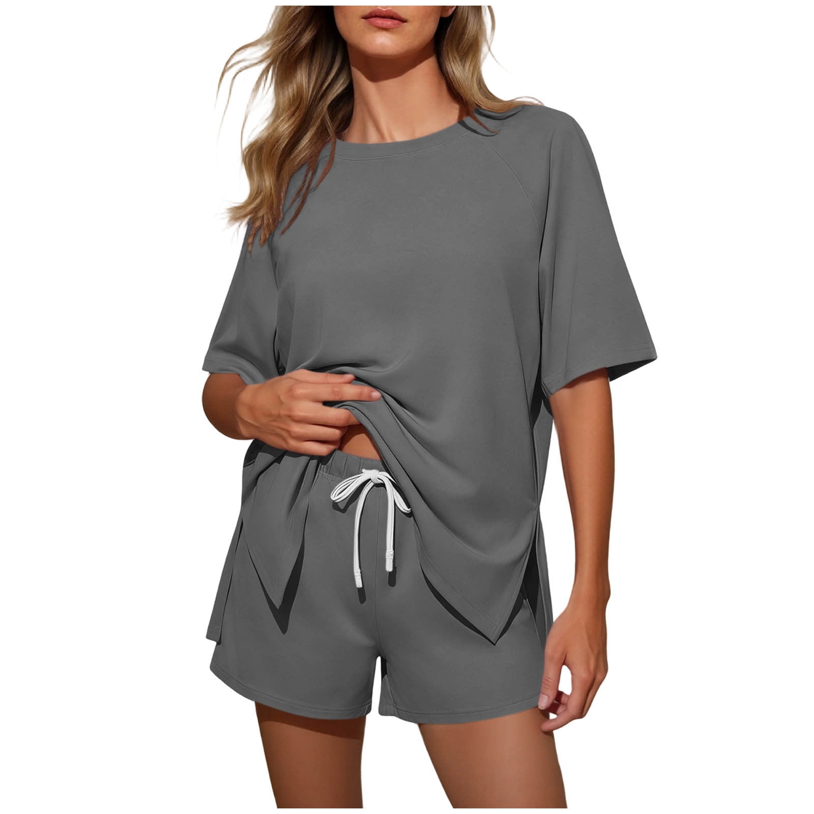 2 Piece Sets for Women,Two Piece Sets for Women Summer Lounge Short ...