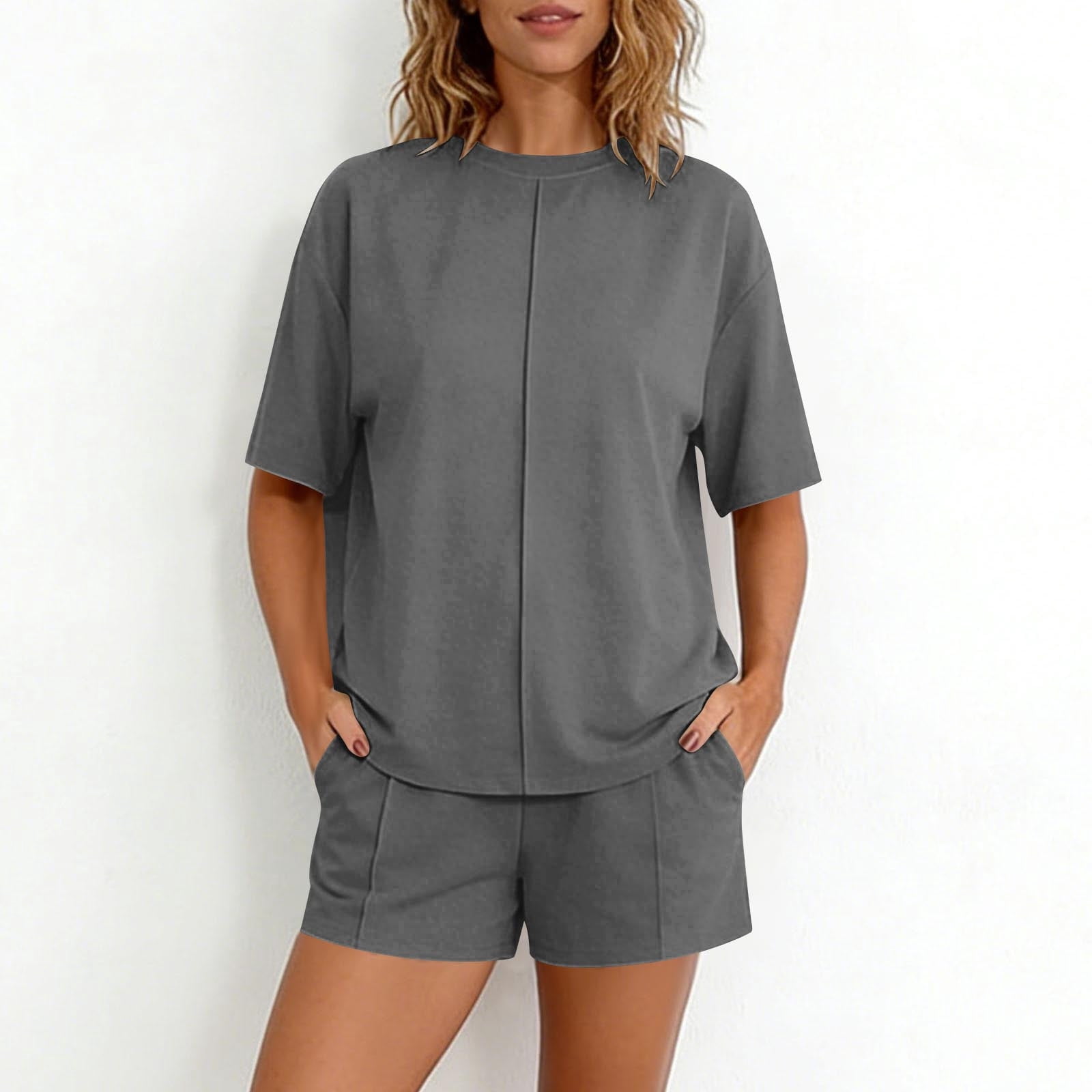 2 Piece Sets for Women,Two Piece Shorts Sets for Women Vacation Trendy ...