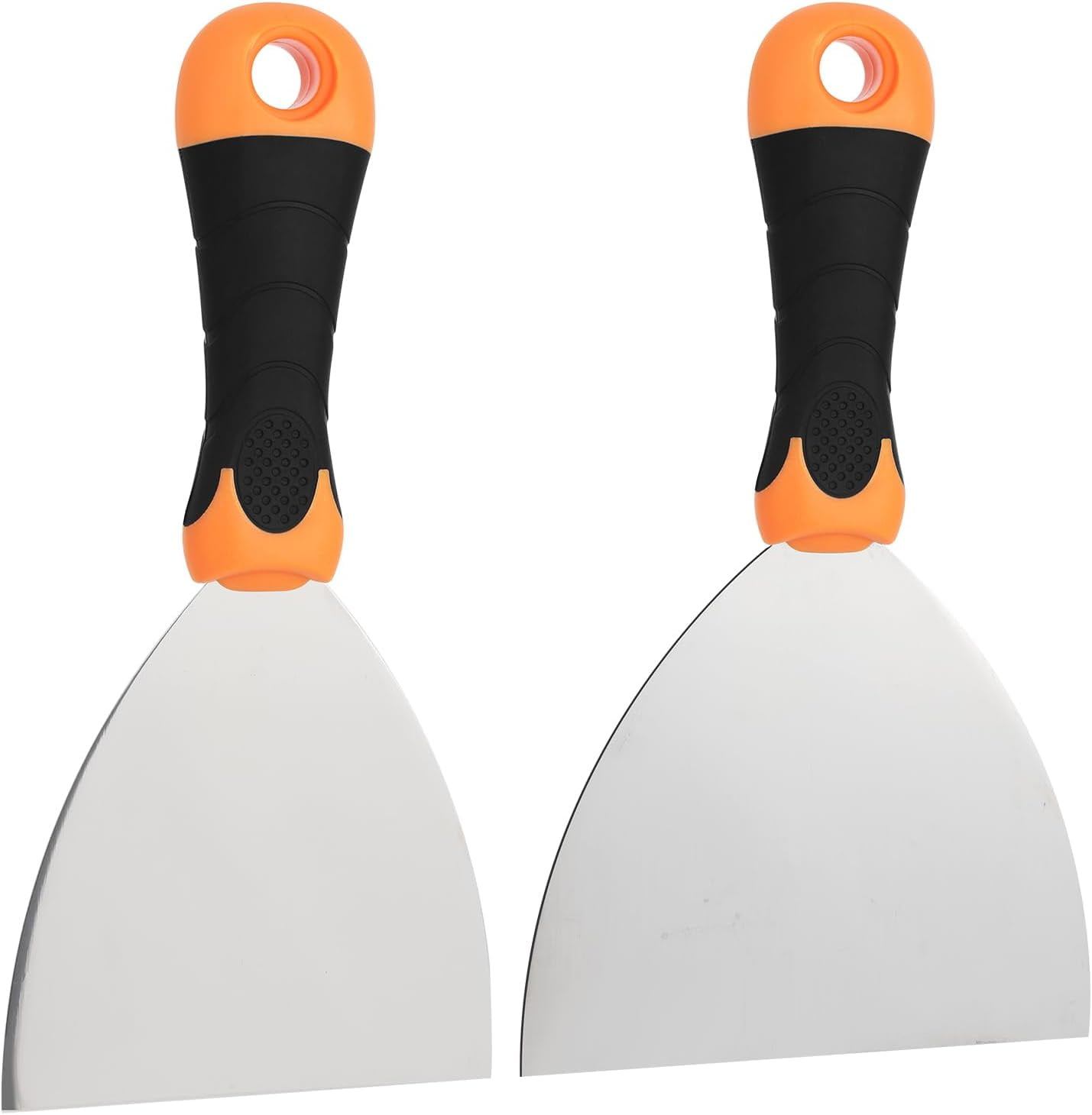 2-Piece Spackle Knife Set：4"，and 6" Professional Putty Knives - Paint ...