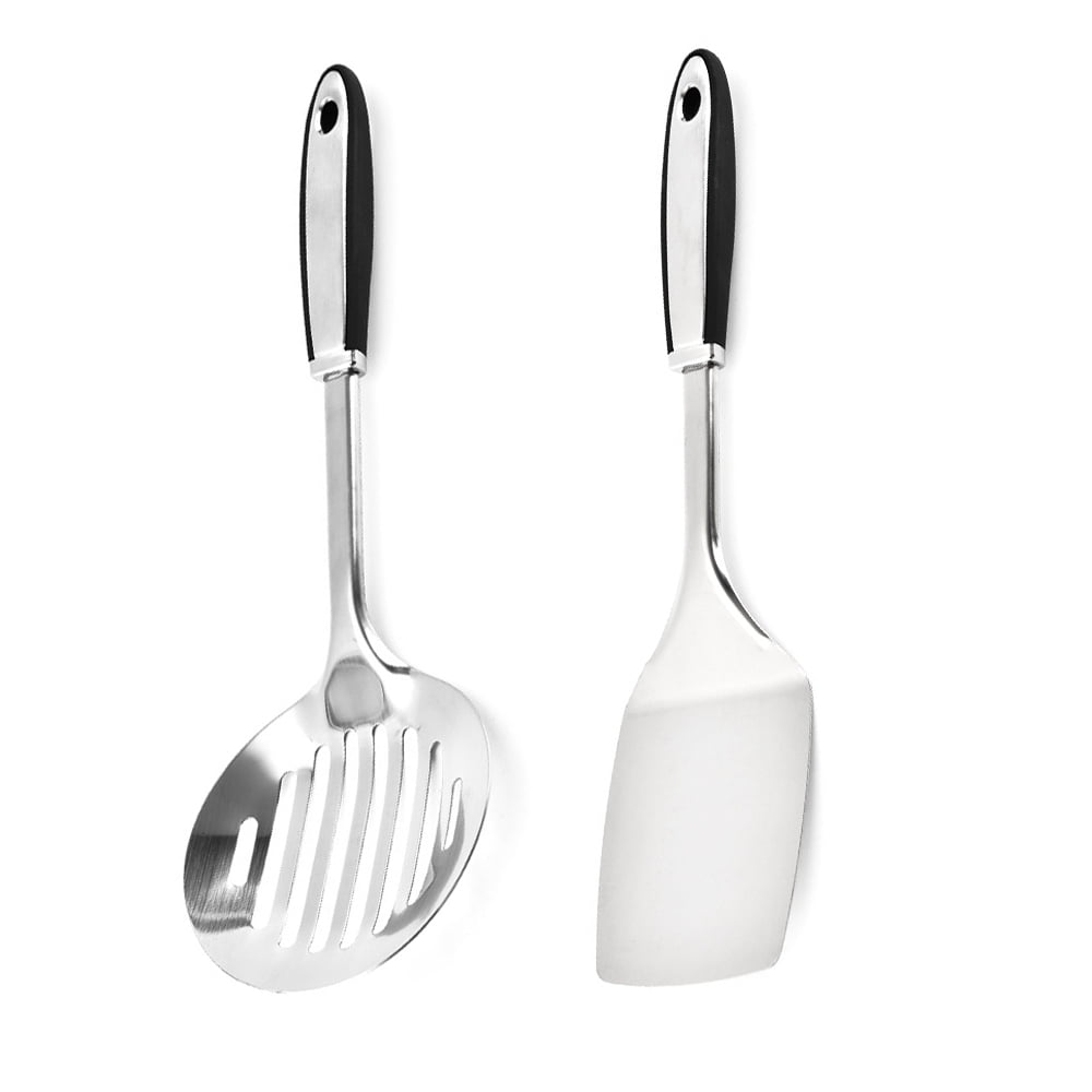 2-Piece Stainless Steel Kitchen Utensil Set | Durable Dishwasher-Safe ...