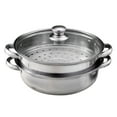 2 Piece Steamer Pot Stainless Steel Food Steam Cooking Vegetable ... 2 Piece Steamer Pot Stainless Steel Food Steam Cooking Vegetable ...