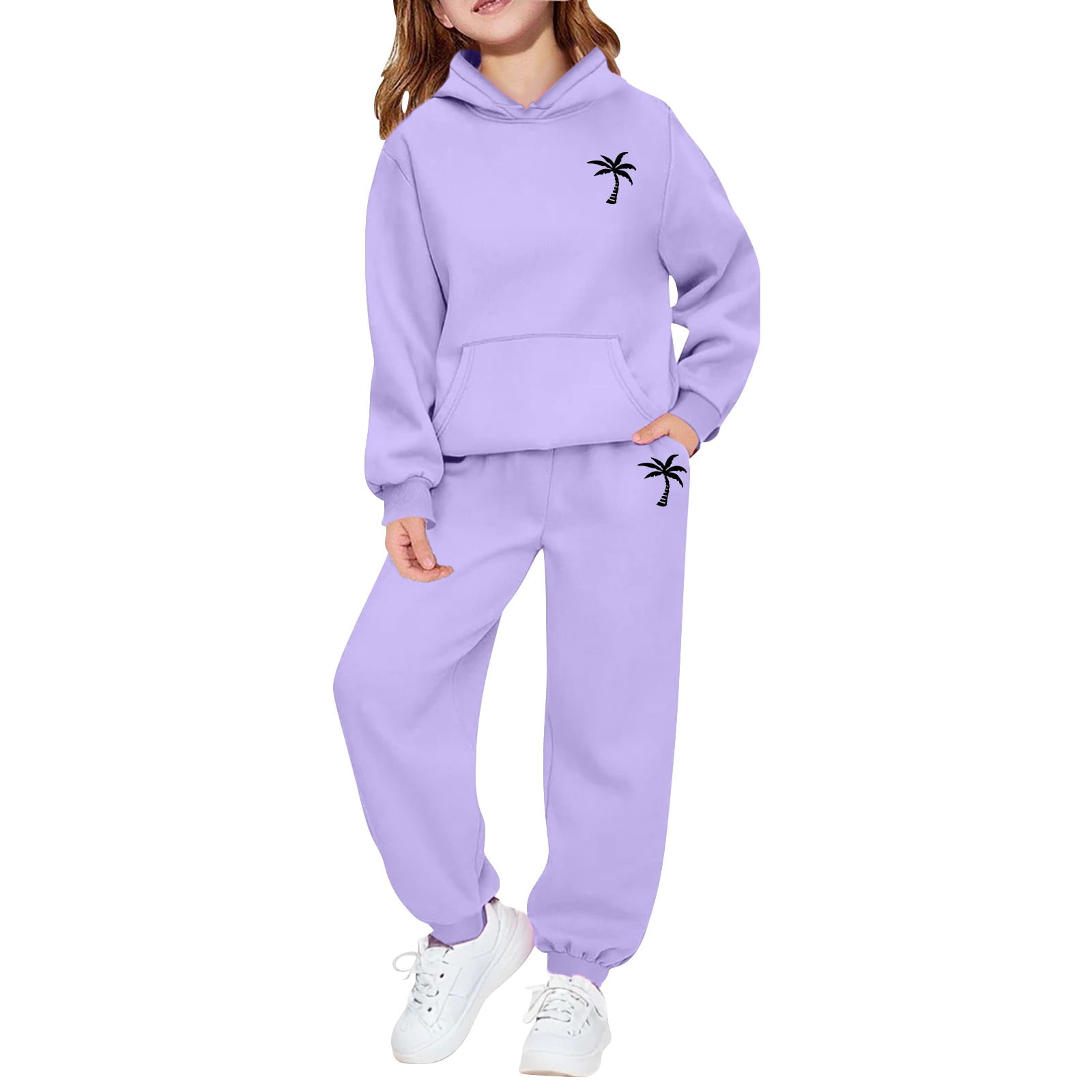 2 Piece Sweatsuit Set for Boys Girls Graphic Tree Matching Swea?? Set ...