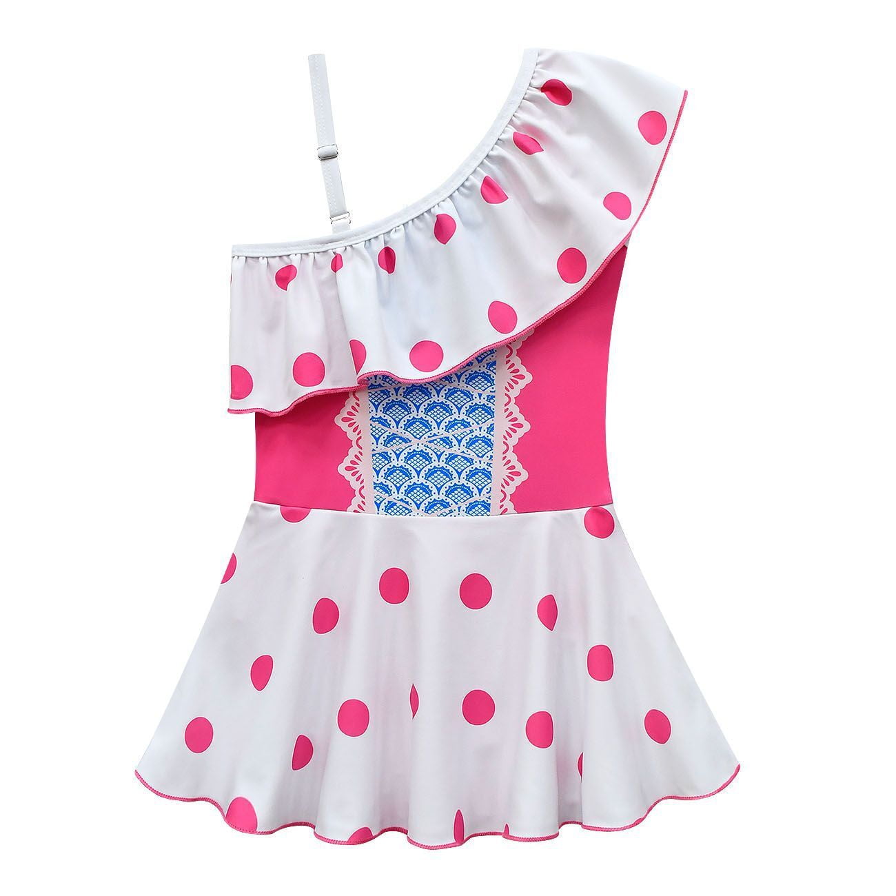 2-Piece Swimsuit for Girls Ruffle Bathing Suit Beach Pool Swimwear ...