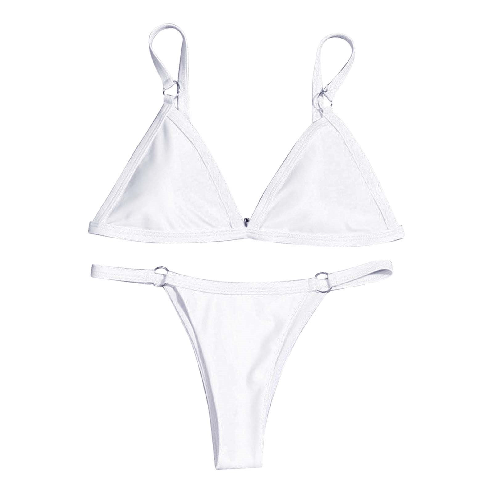2 Piece Swimsuit For Women Bikini Plus Size Small Bikini Contrasting