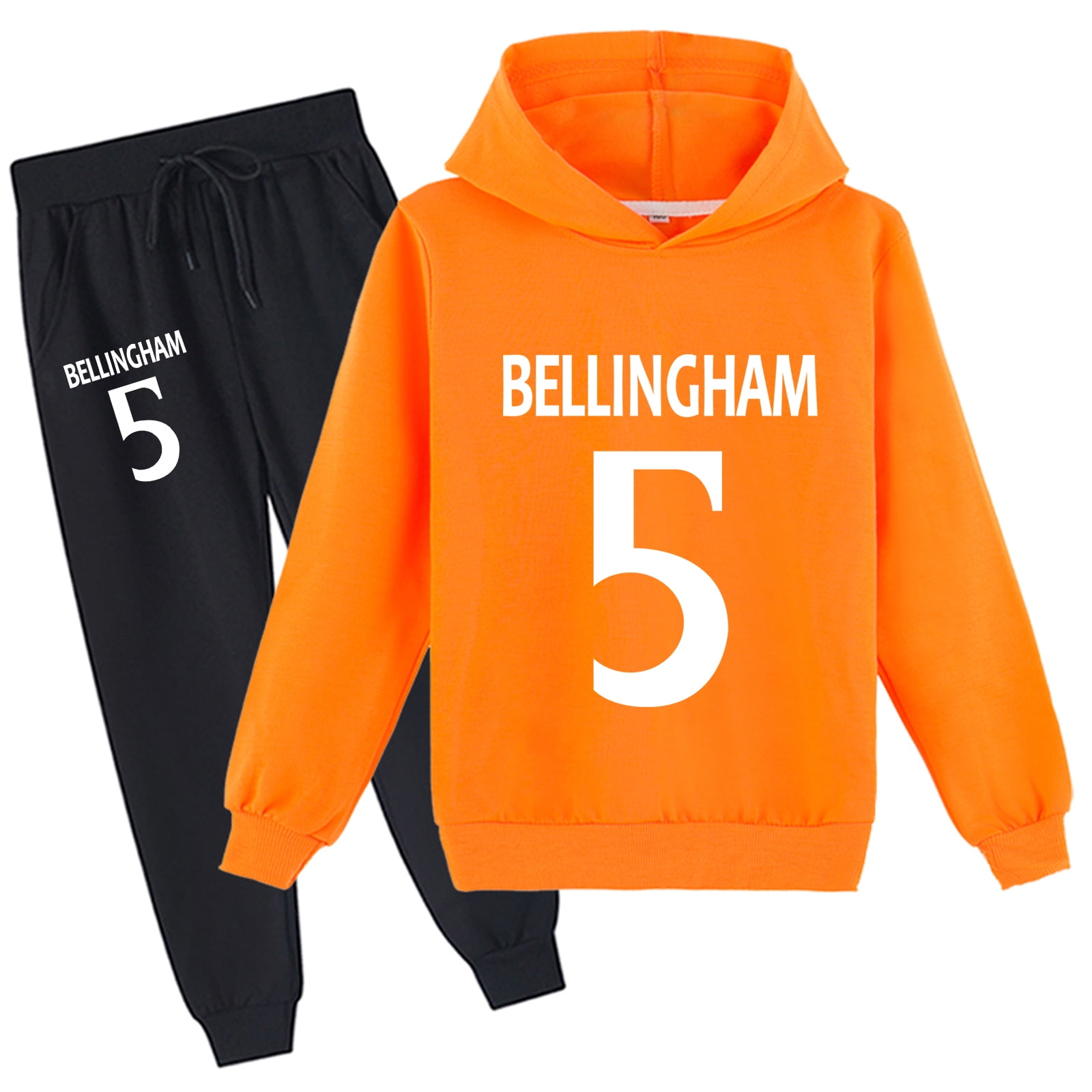 2 Piece Tracksuit Outfits-Jude Bellingham Graphic Hoodies with Jogger ...