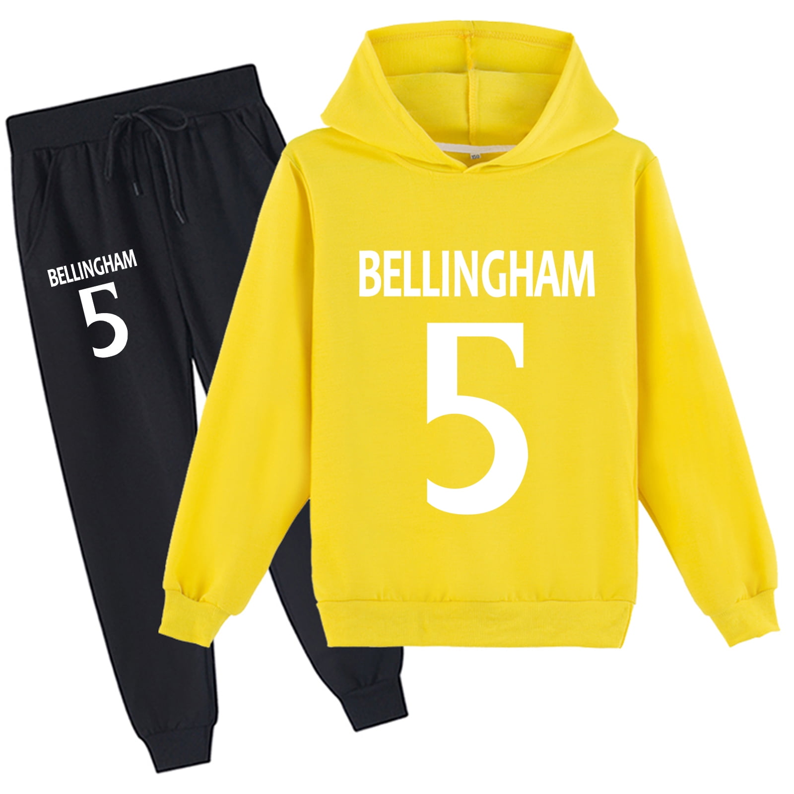 2 Piece Tracksuit Outfits-Jude Bellingham Graphic Hoodies with Jogger ...