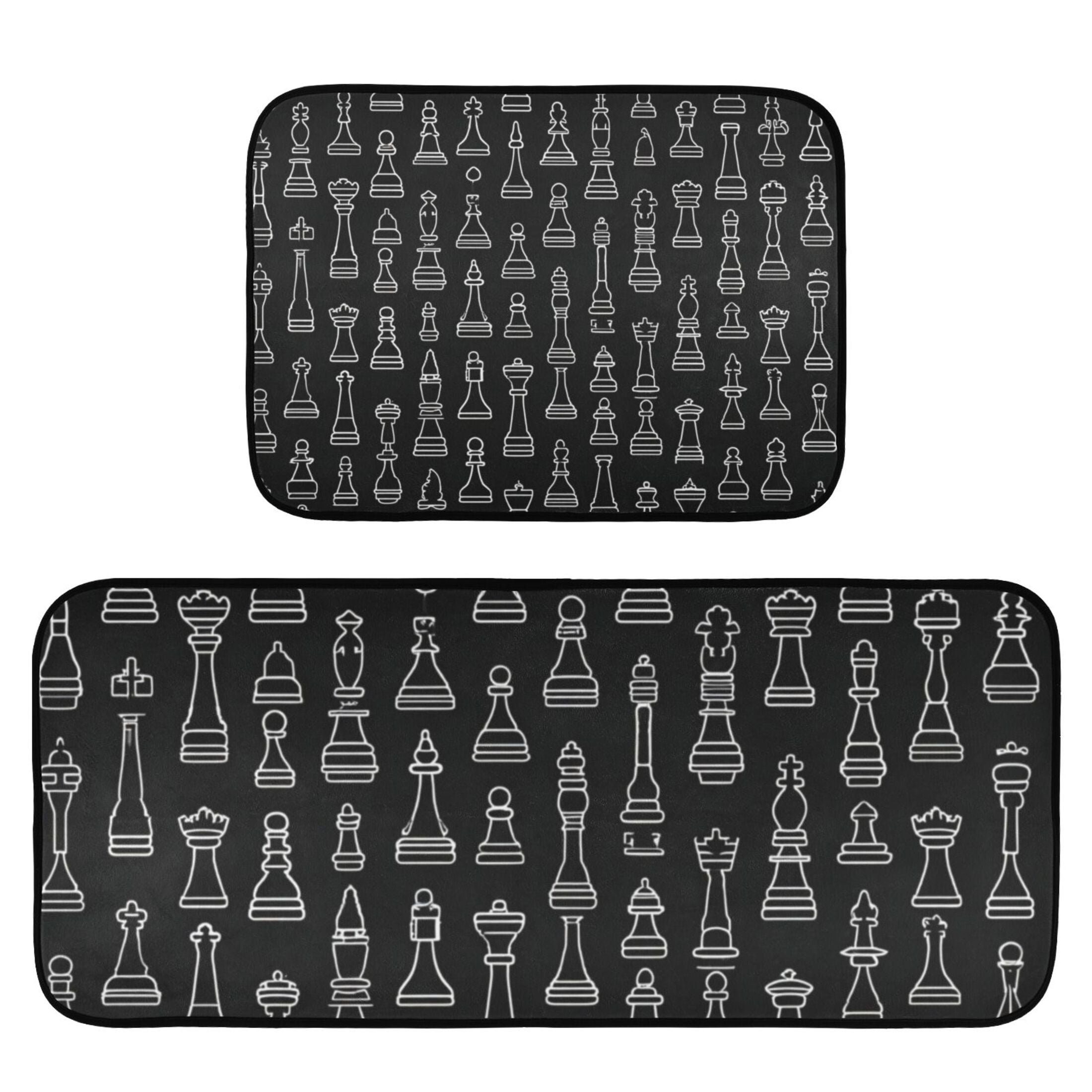 2-Piece Ultra Soft Absorbent Floor Mats With Anti-Skid Backing For ...