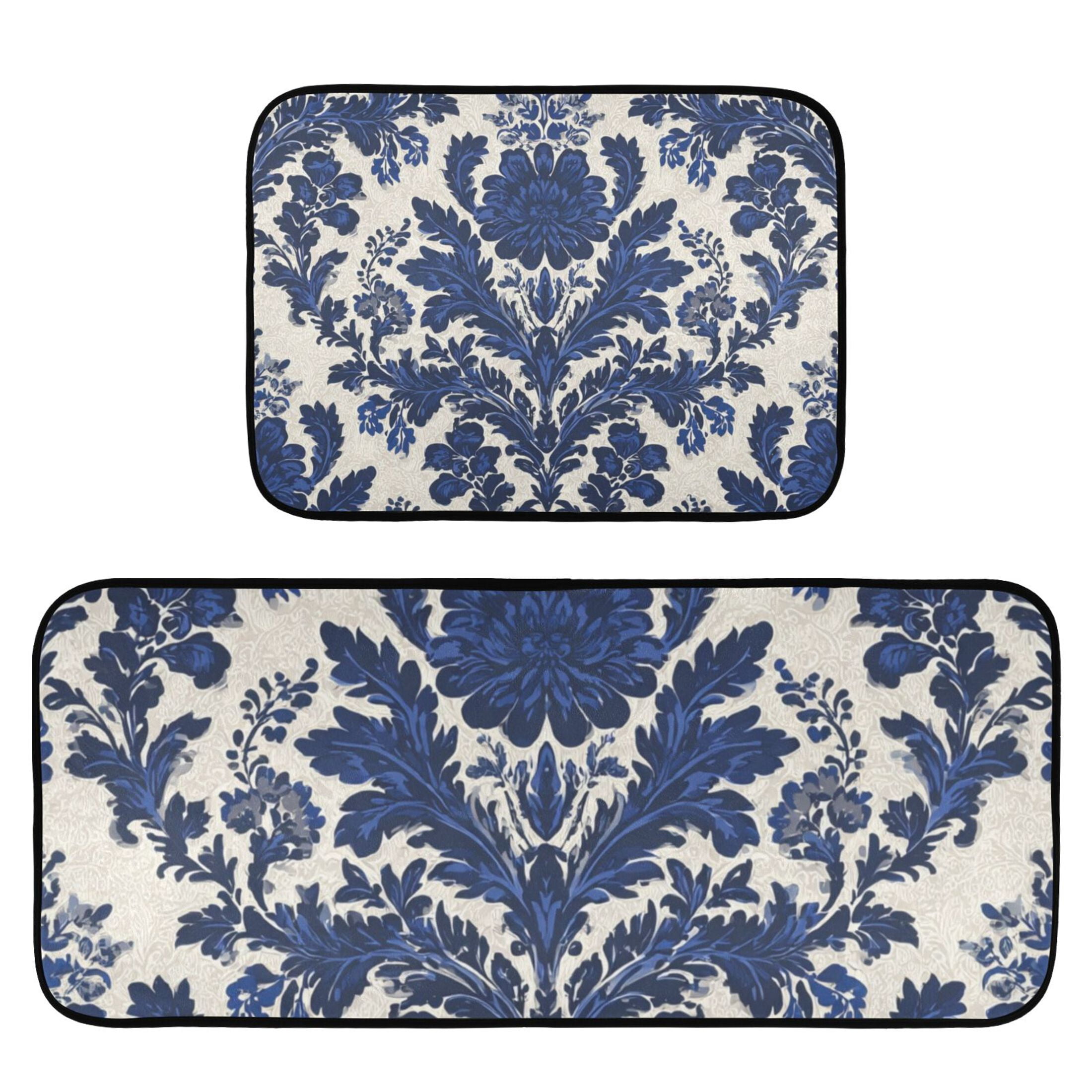 2-Piece Ultra Soft Absorbent Floor Mats With Anti-Skid Backing For ...