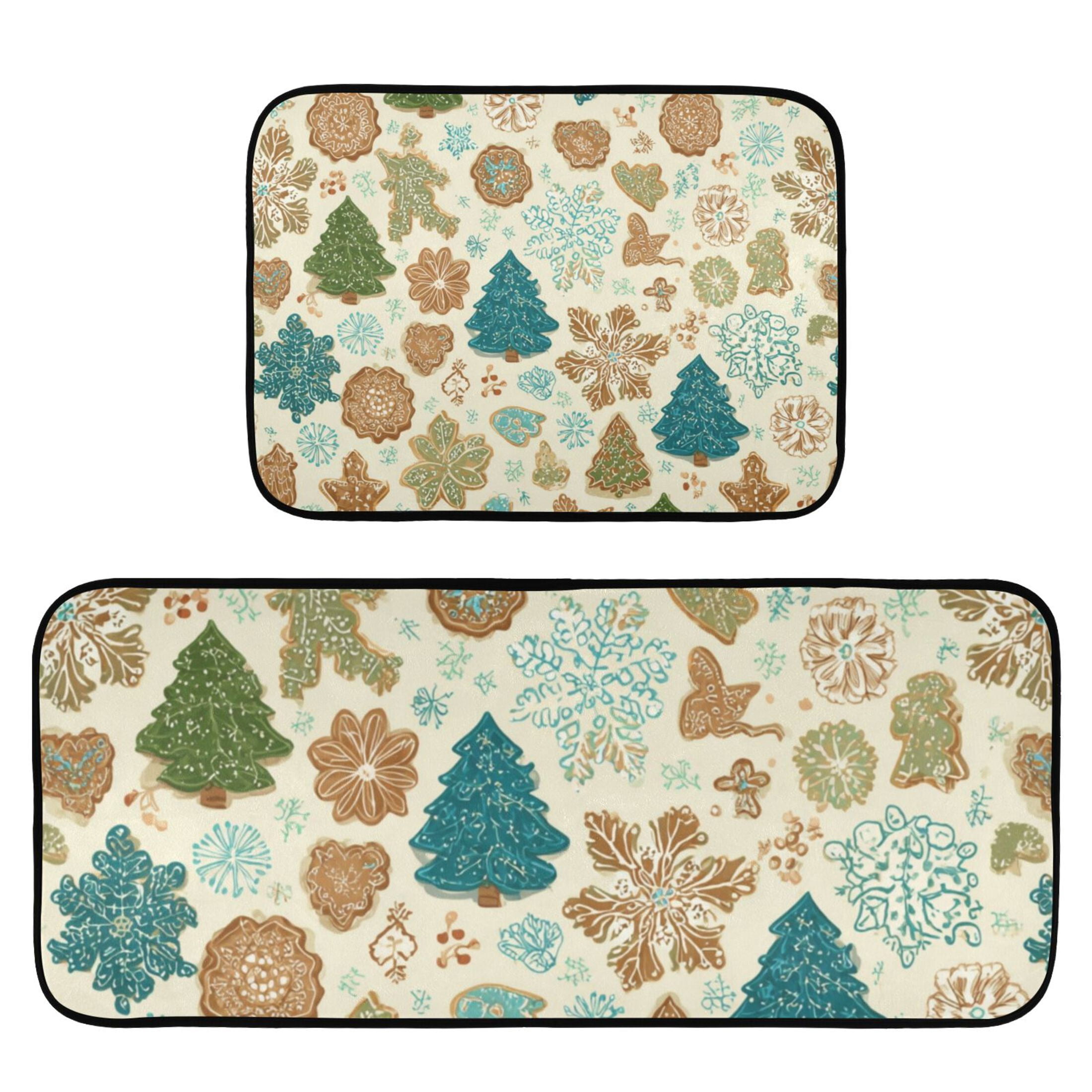 2-Piece Ultra Soft Absorbent Floor Mats With Anti-Skid Backing For ...