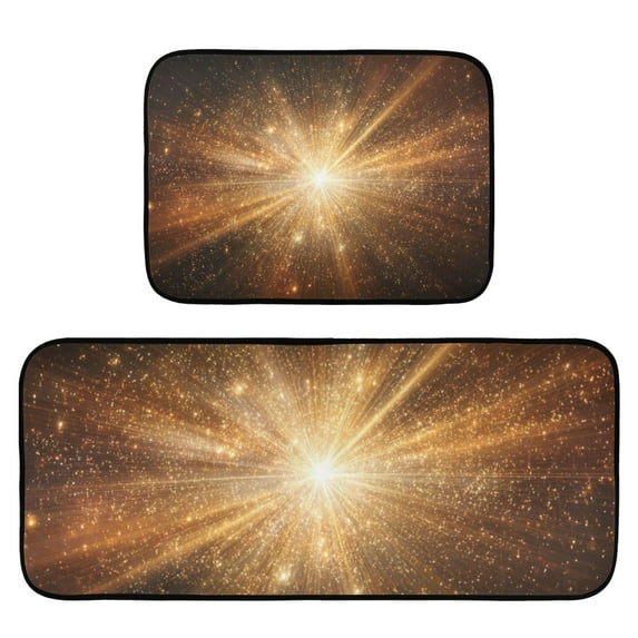 2-Piece Ultra Soft Absorbent Floor Mats With Anti-Skid Backing For ...