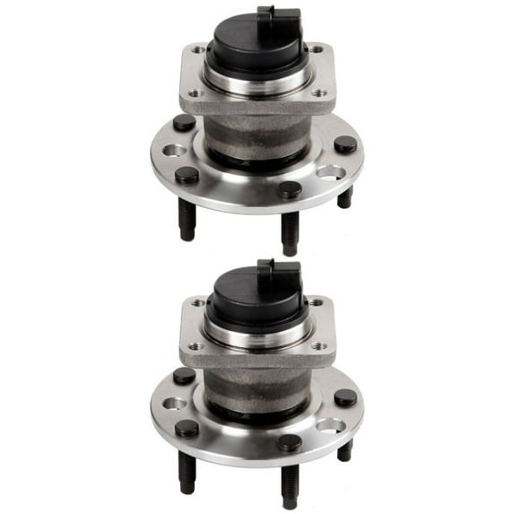 2-Piece Wheel Hub and Bearing Assembly Front Side with ABS Sensor - 5 ...