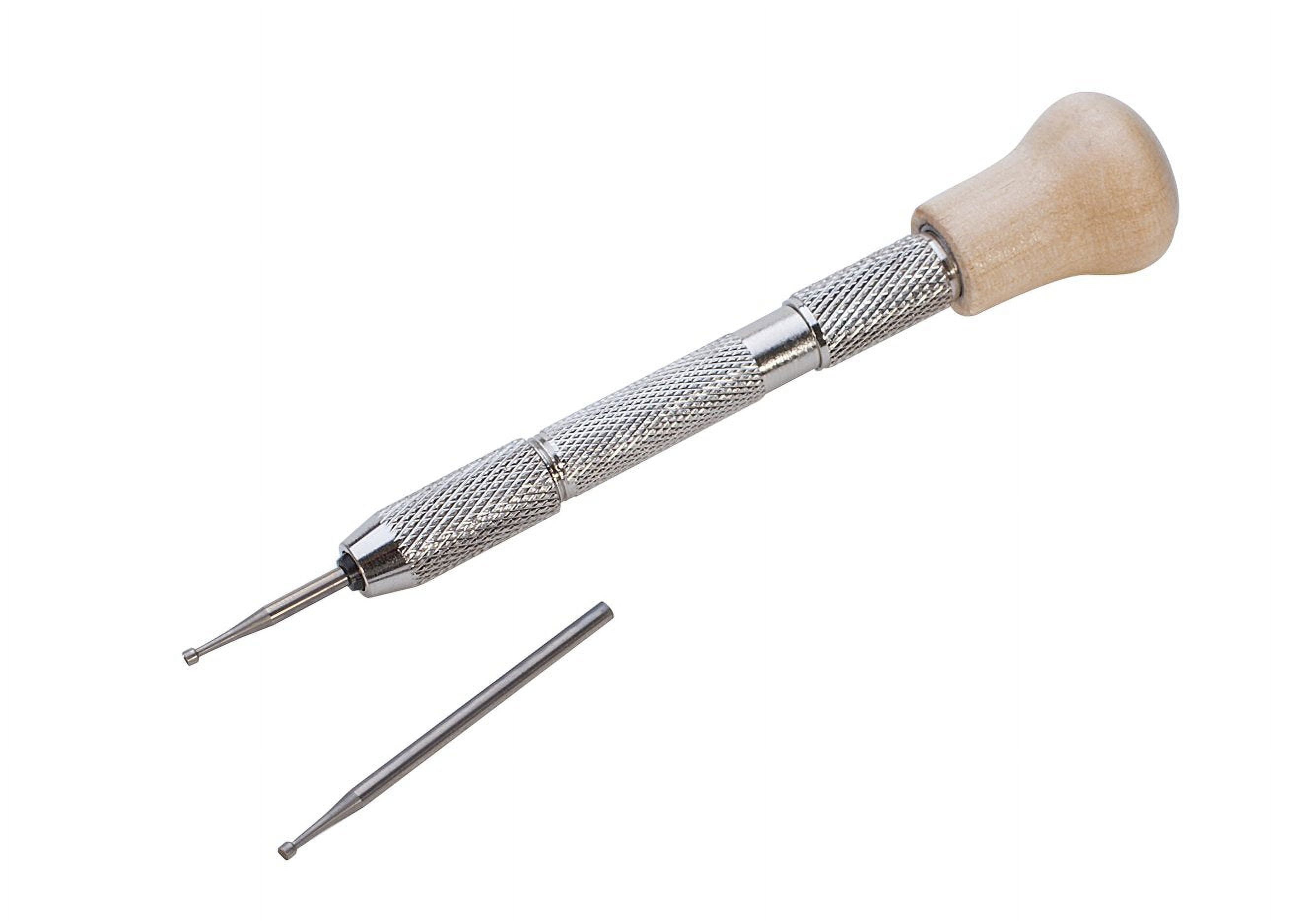 2 Piece Wire Rounder Set w/Wooden Swivel Top Pin Vise and Burs Jewelry ...