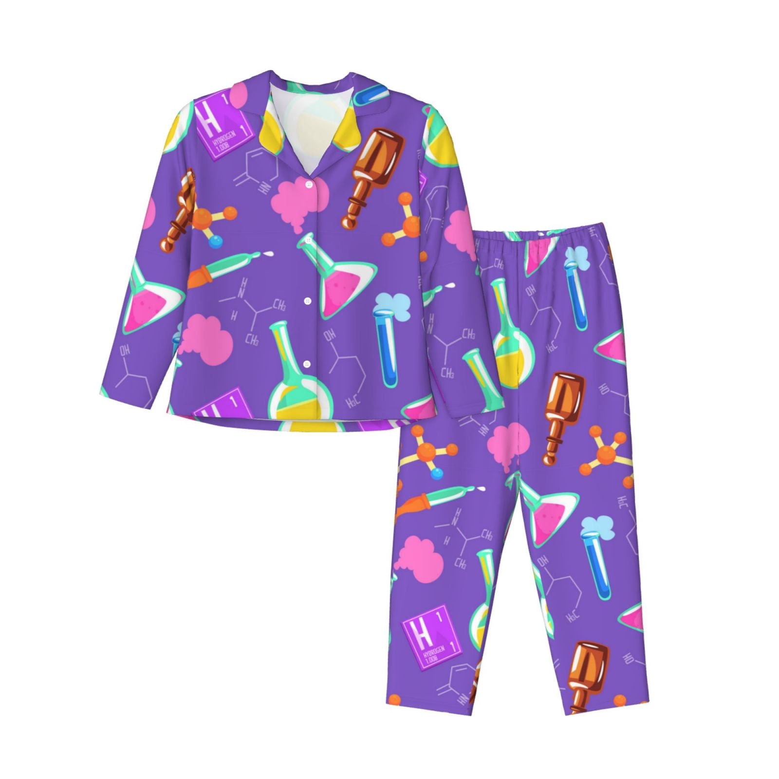 2 Piece Womens Pajama Sets - Chemistry Tools Soft Sleepwear Comfy ...