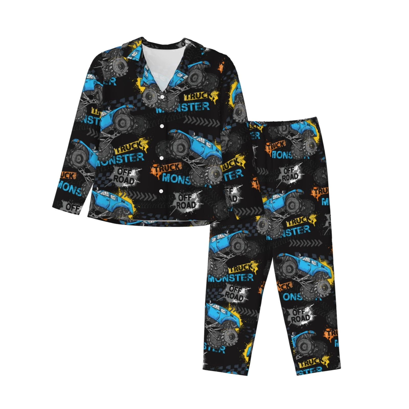 2 Piece Womens Pajama Sets - Cool off-road vehicle Soft Sleepwear Comfy ...