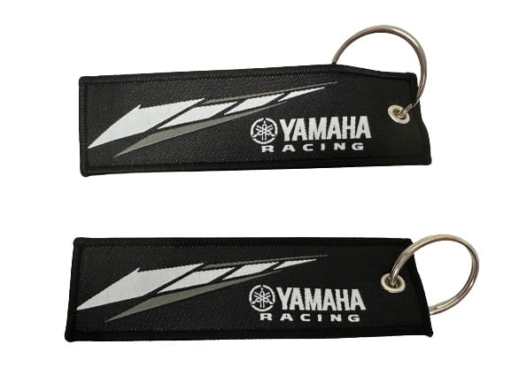 2-Piece YAMAHA Motorcycle Keychains – Double-Sided Key Rings for Bikes ...