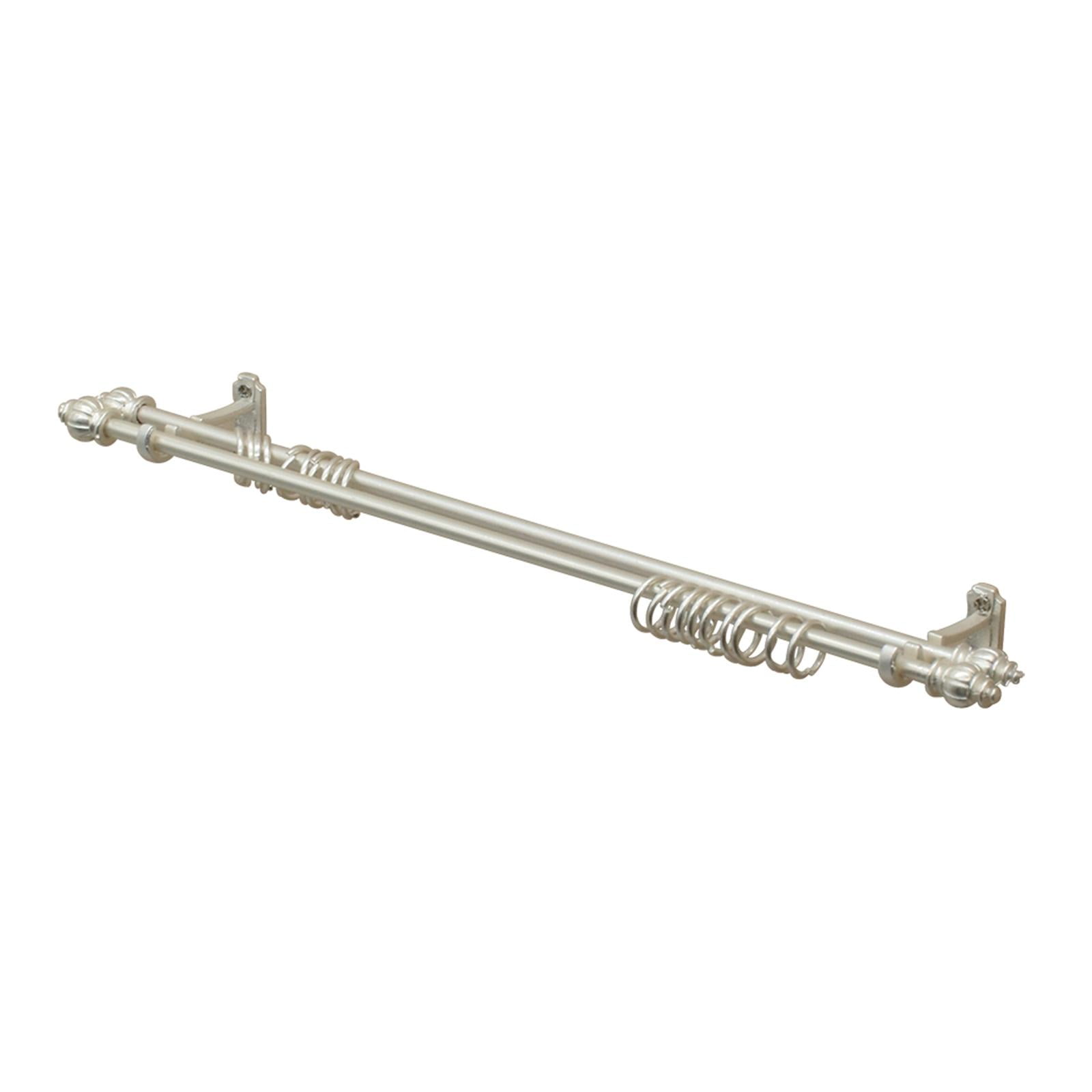 2 Pieces 1/12 Mini Curtain Rail Rods Pole for Kids 4 5 6 Boys Girls ...