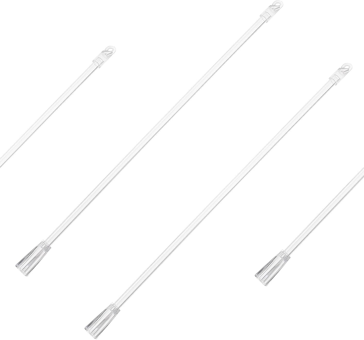 2 Pieces 13 Inches Blind Wand Vertical Blinds Replacement Parts Clear ...
