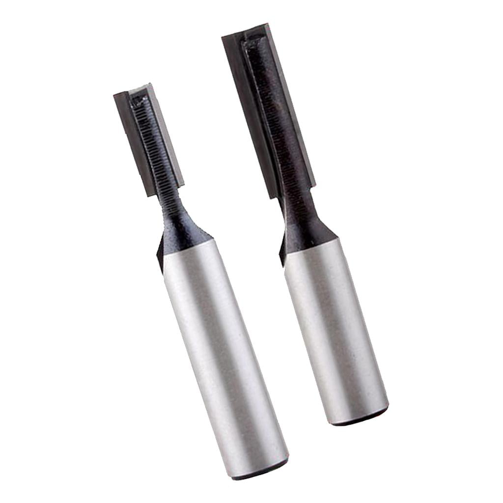 2 Pieces 2 Types Carbide Straight Dado Bit Wood kickback Design Milling ...