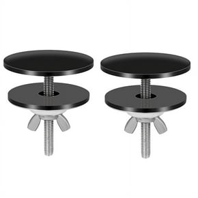 Sink Hole Covers for Kitchen and Bathroom in Stainless Steel and White