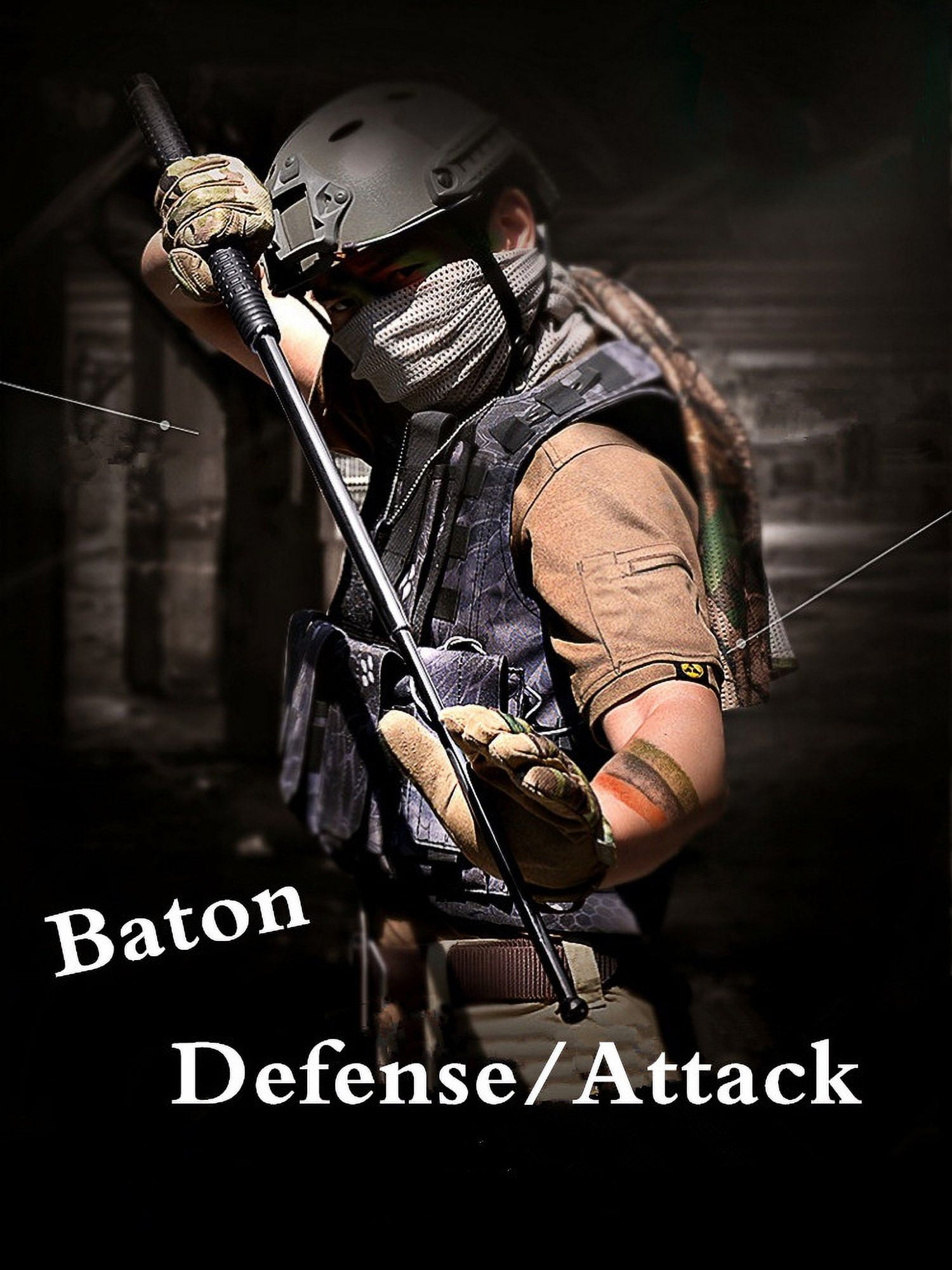 2 Pieces 26 Inch Telescopic Outdoor Poles for Women and Men,Police ...