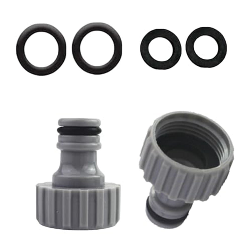 2 Pieces 3/4 Inch Hose Connection Adapter, Female Thread Faucet ...