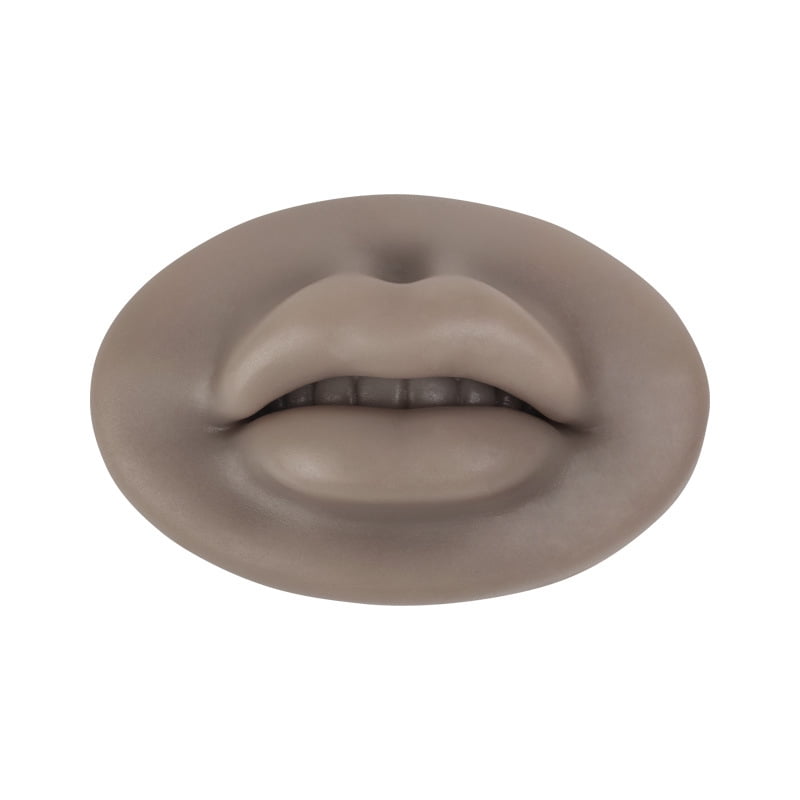 2 Pieces 3D Tattoo Practice Lips Module Open Mouth with Teeth, Soft ...