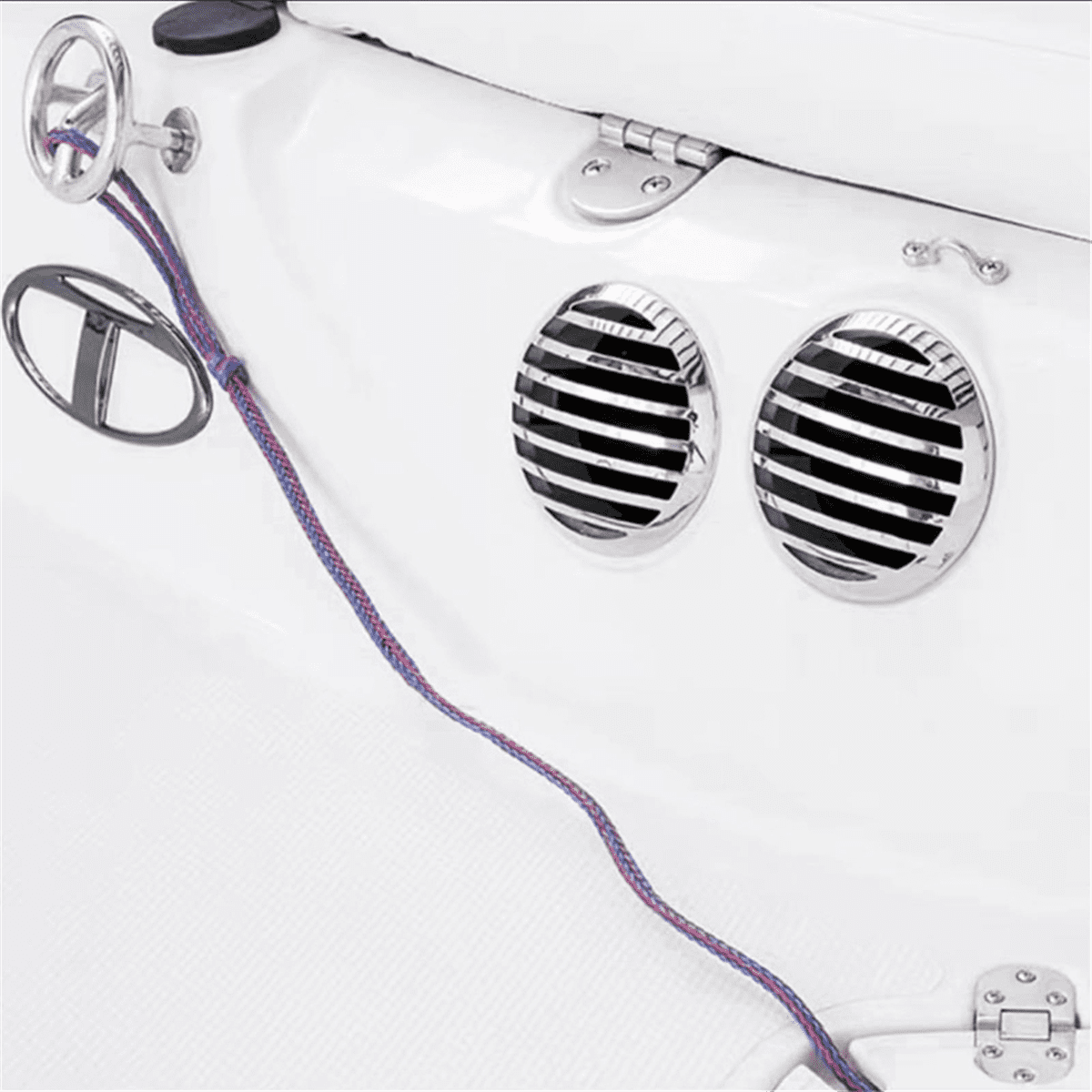 2 Pieces 4 Inch Adjustable Marine Vent Covers, 316 Stainless Steel Air ...