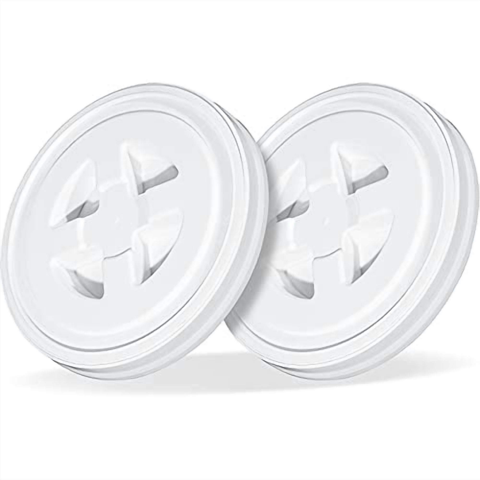2 Pieces 5 Gallon Screw Cap Plastic Leak-Proof Screw Seal Lids of ...