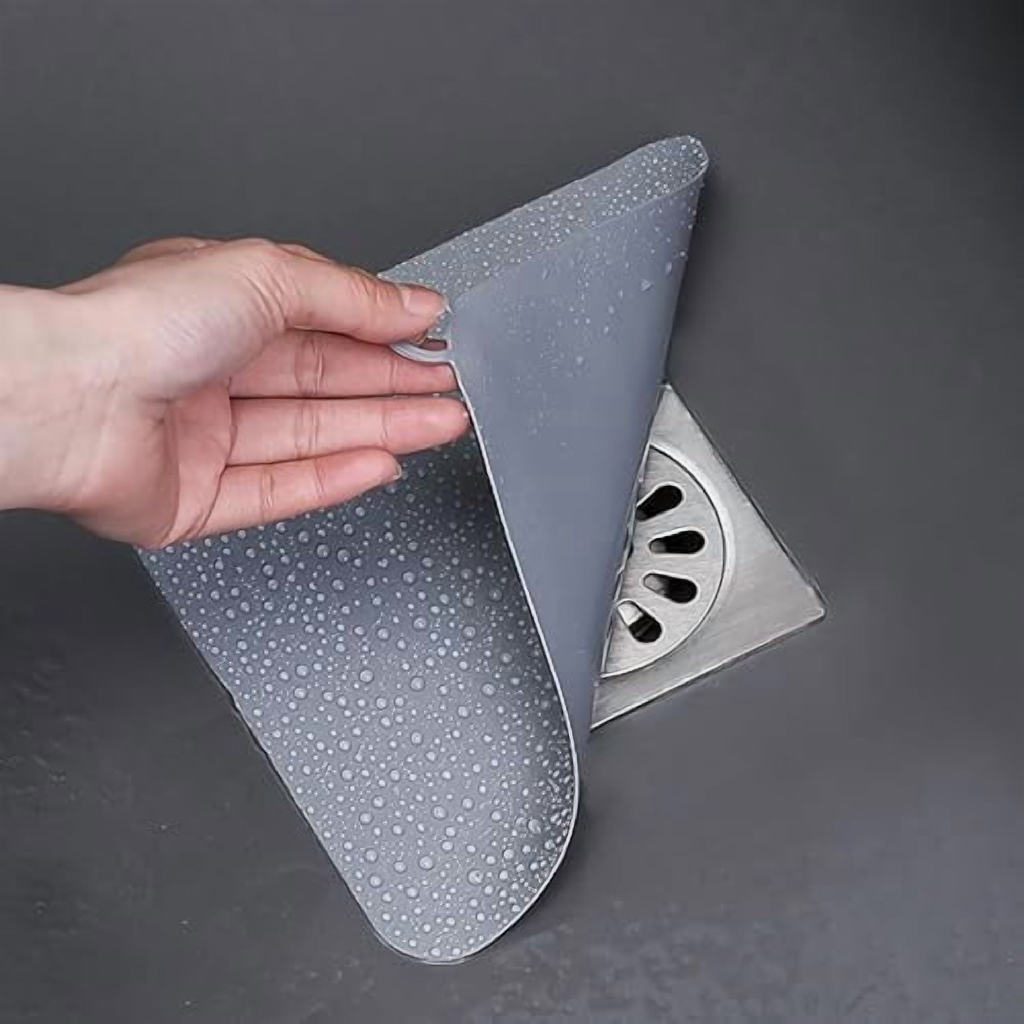 2 Pieces 6 x 6 Inch Silicone Tub Stopper Floor Drain Cover Sewer Anti ...