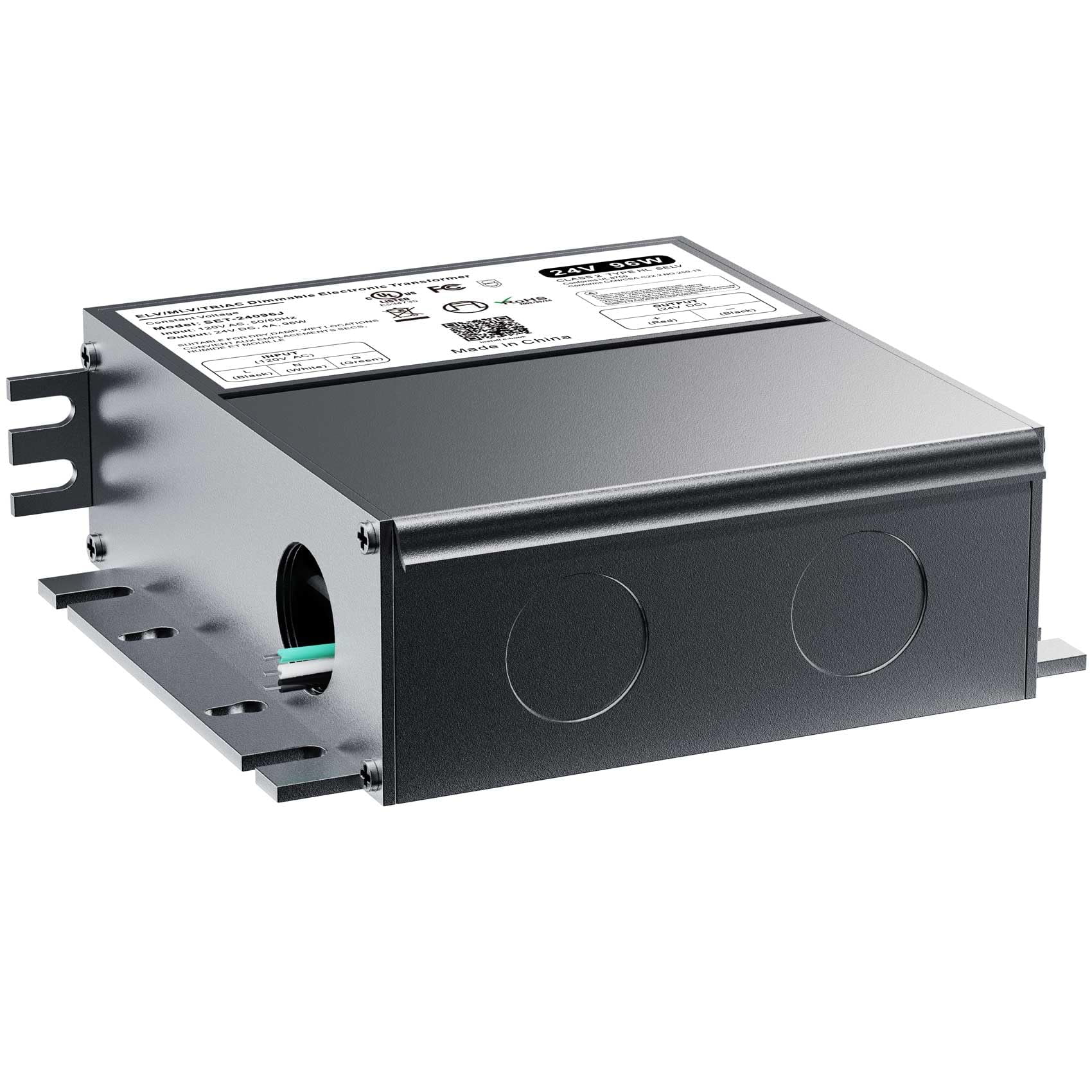 (2 Pieces) 60W 12V Dimmable LED Driver, 12V Triac ELV/MLV LED ...