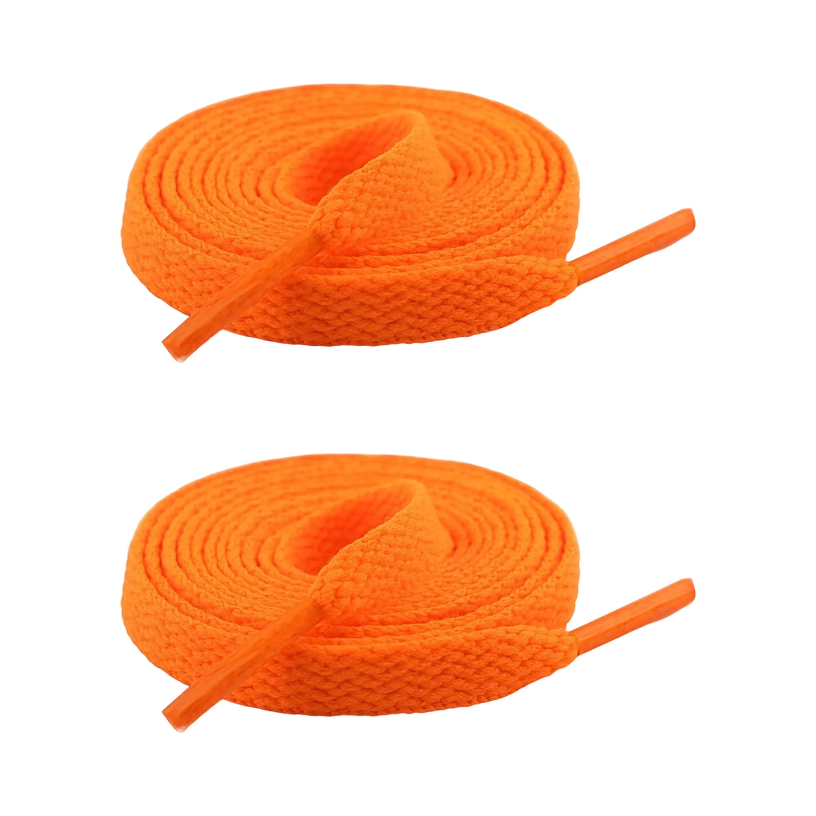 2 Pieces 8mm Wide Flat Sneaker Shoelaces Multipurpose Replacement ...