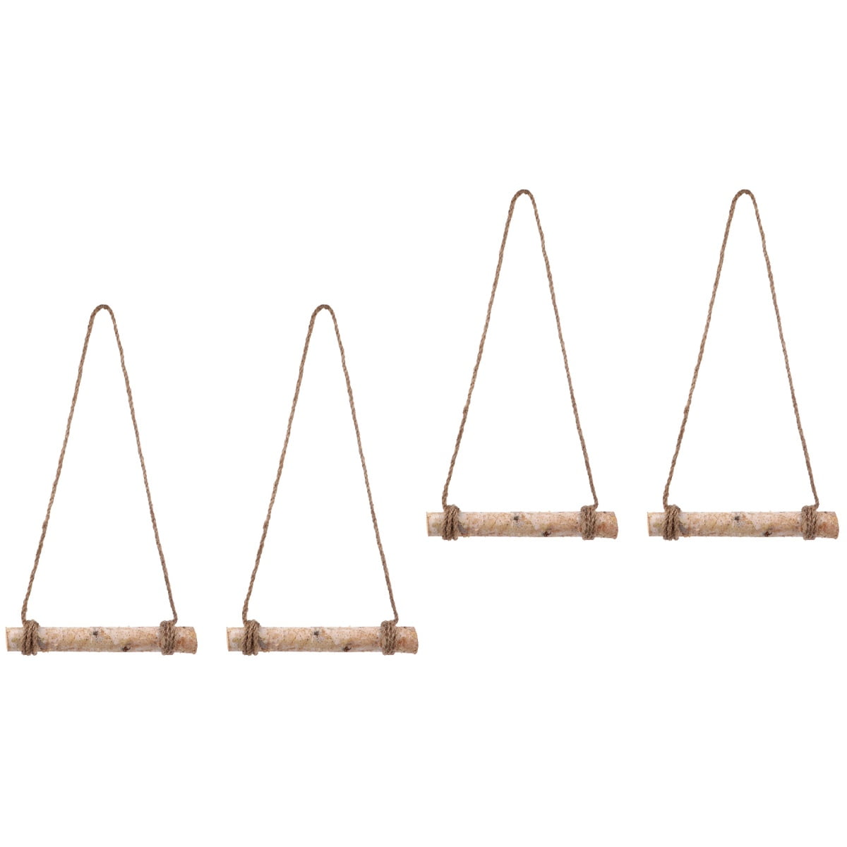 2 Pieces A Small Stick Log Hanging Fake Plant Decoration Wall Hook Rack ...