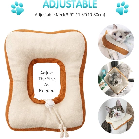 2 Pieces Adjustable Cat Cone, Cat Recovery Collar, Kitten Cones After ...