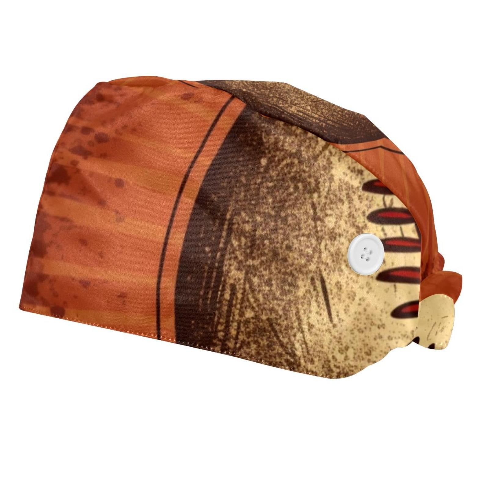 2 Pieces Adjustable Working Cap with Button, Working Hat Sweatband ...