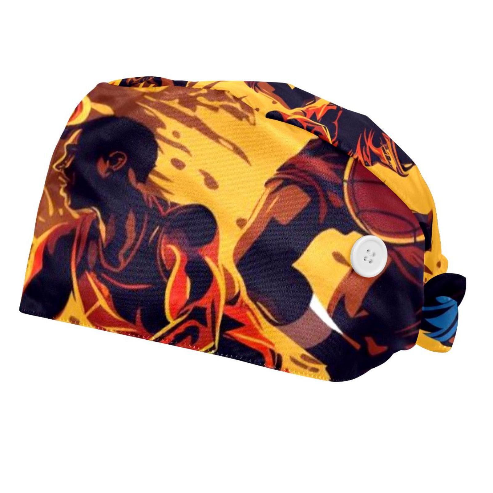 2 Pieces Adjustable Working Cap with Button, Working Hat Sweatband ...