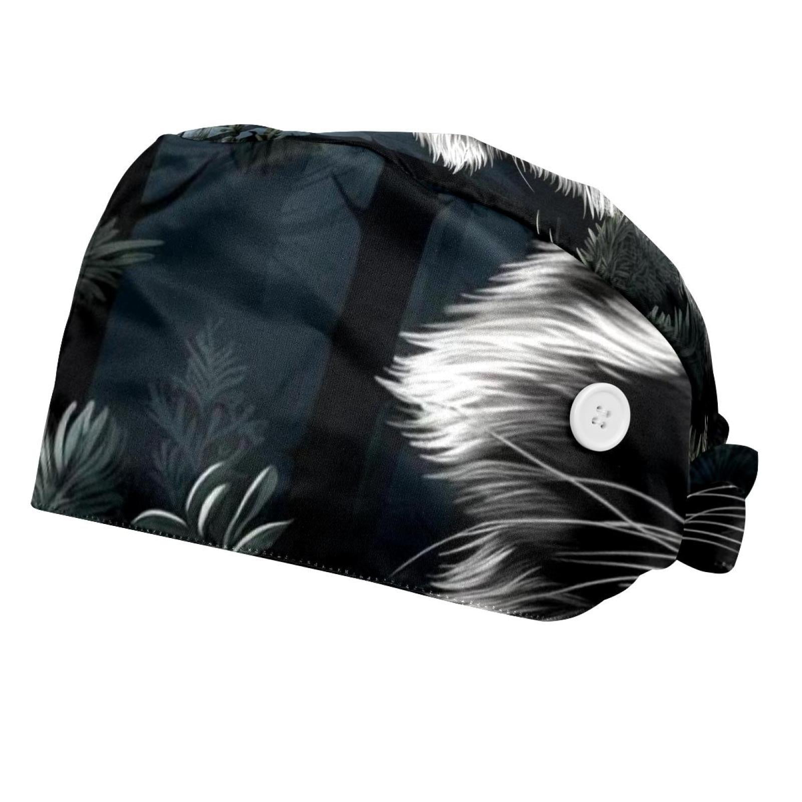 2 Pieces Adjustable Working Cap with Button, Working Hat Sweatband ...
