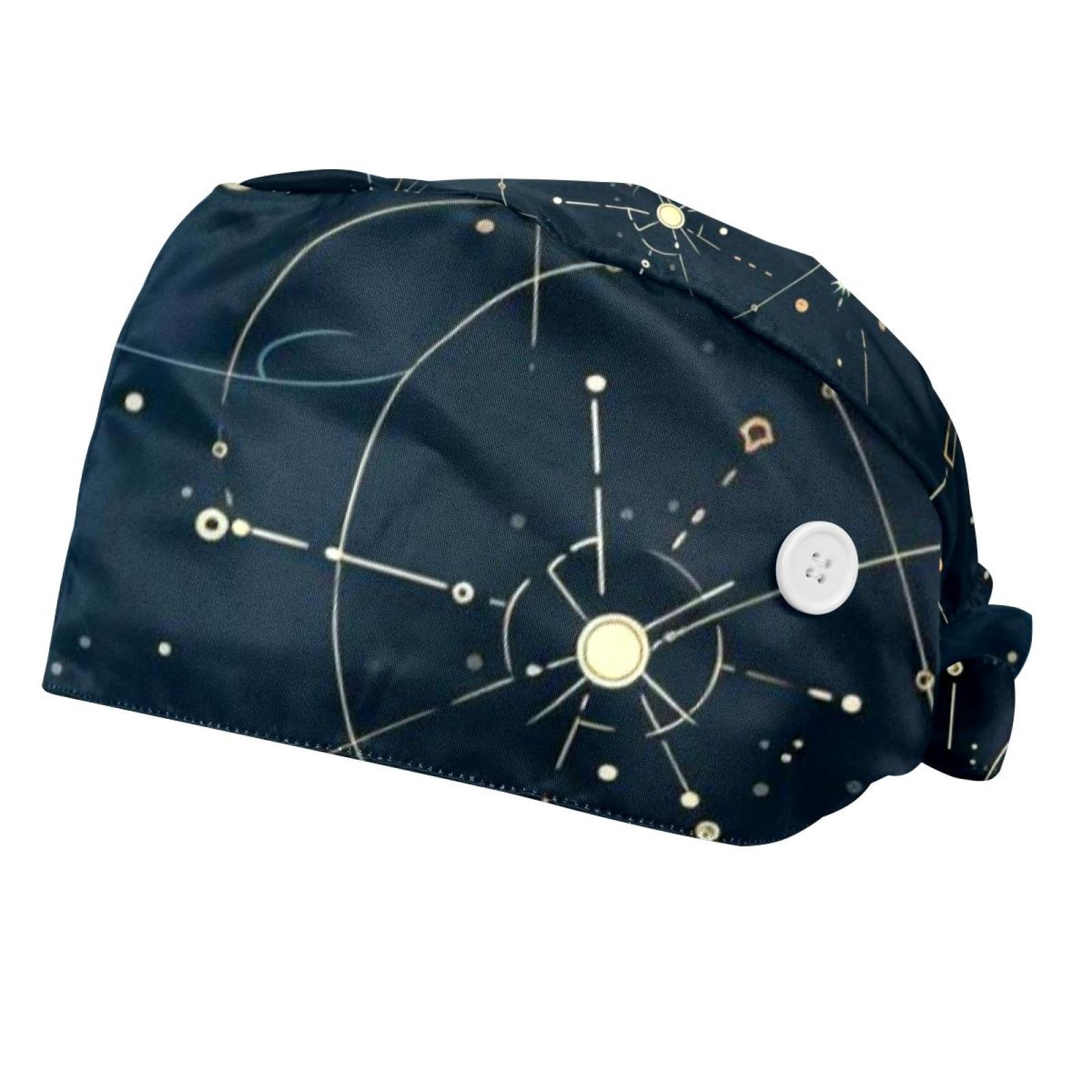 2 Pieces Adjustable Working Cap with Button, Working Hat Sweatband ...