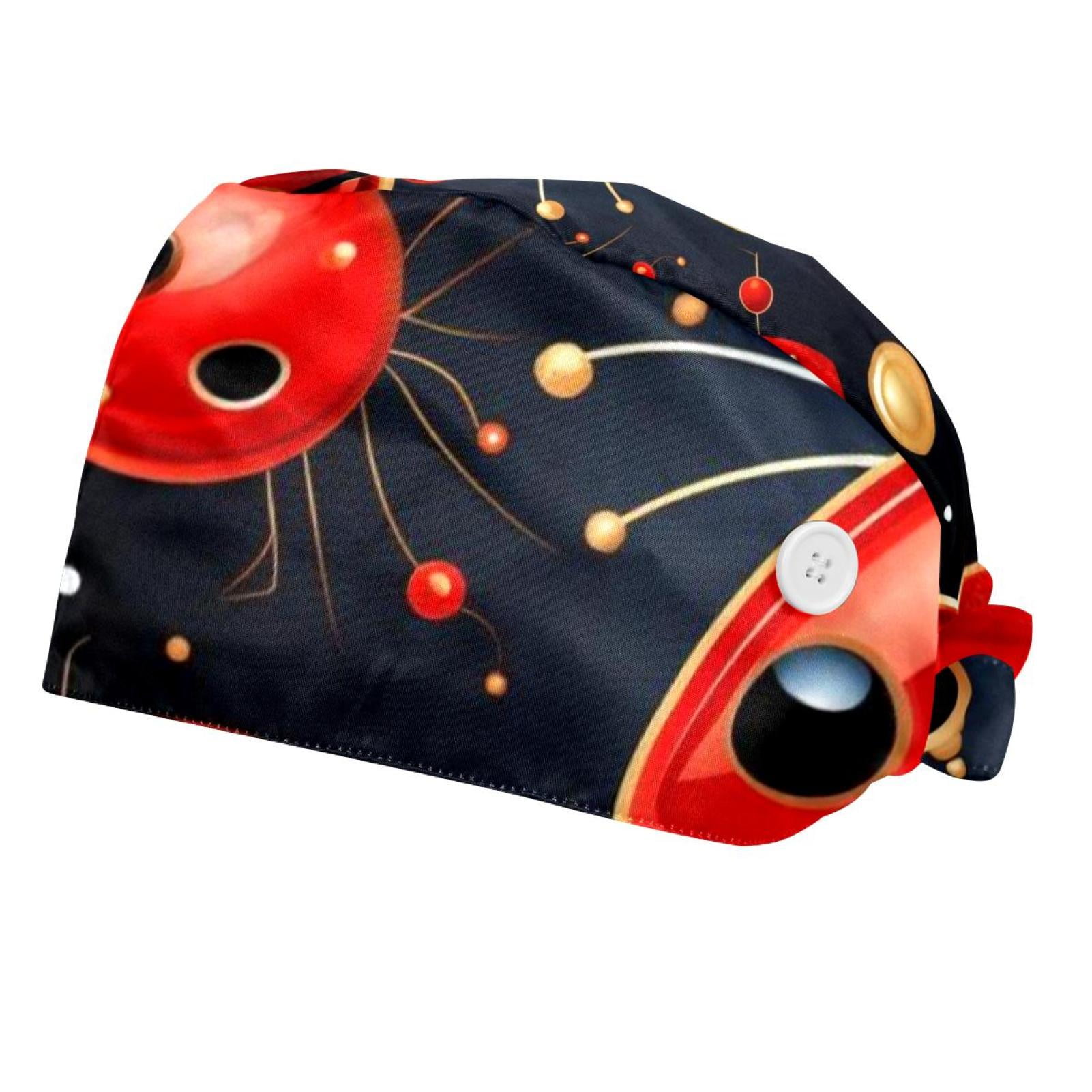 2 Pieces Adjustable Working Cap with Button, Working Hat Sweatband ...