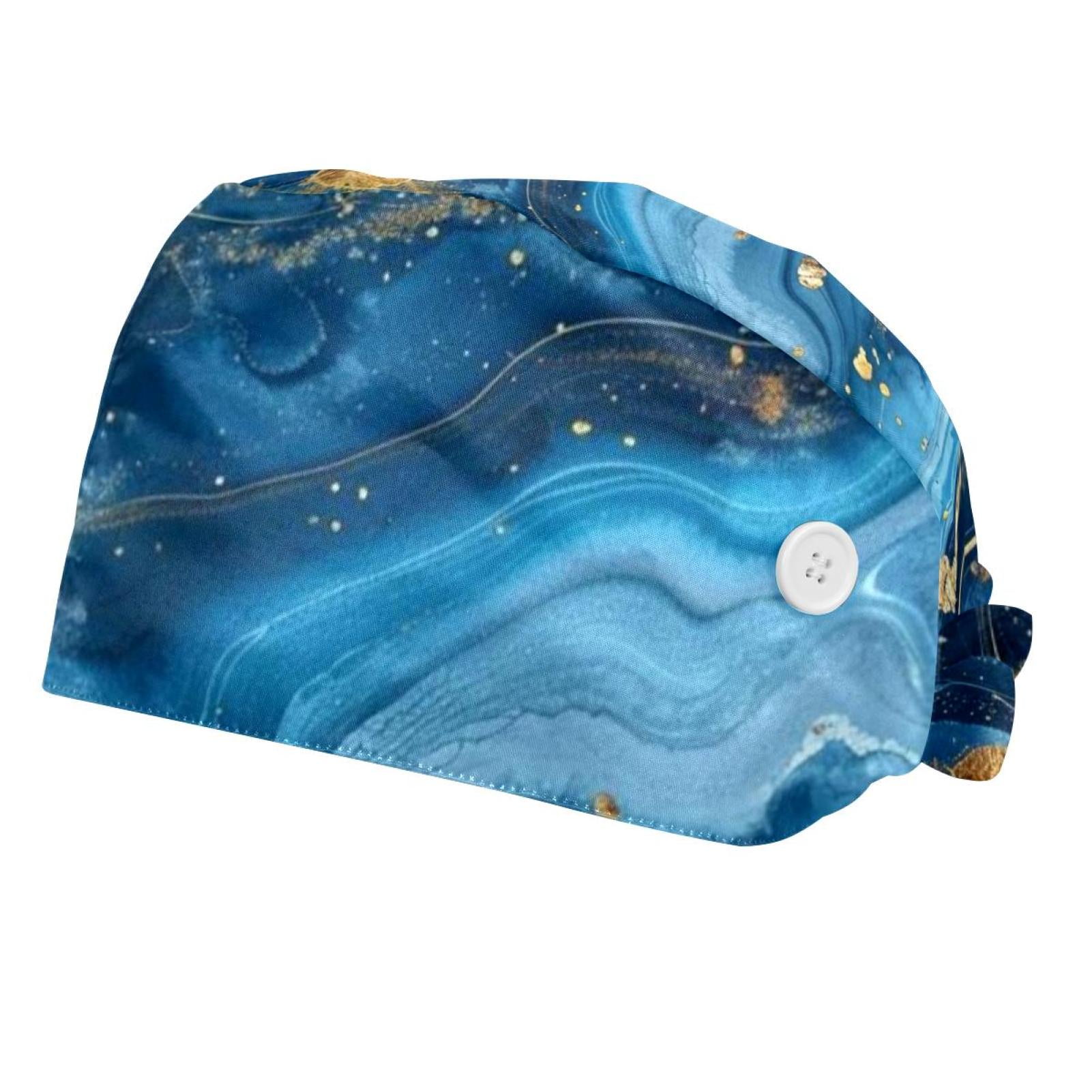 2 Pieces Adjustable Working Cap with Button, Working Hat Sweatband ...