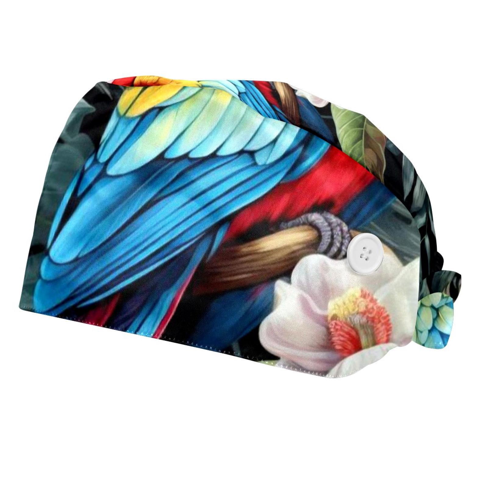2 Pieces Adjustable Working Cap with Button, Working Hat Sweatband ...