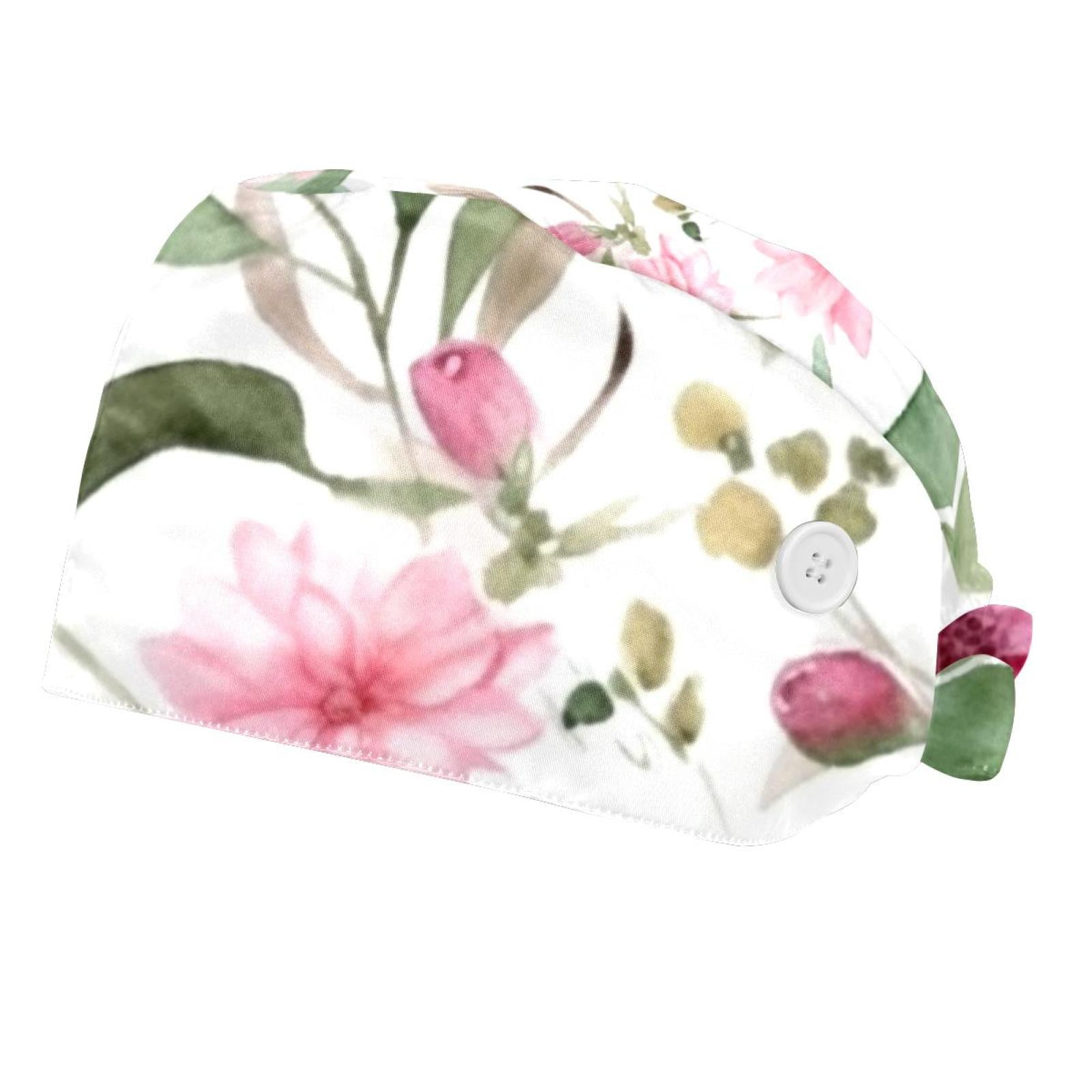 2 Pieces Adjustable Working Cap with Button, Working Hat Sweatband ...