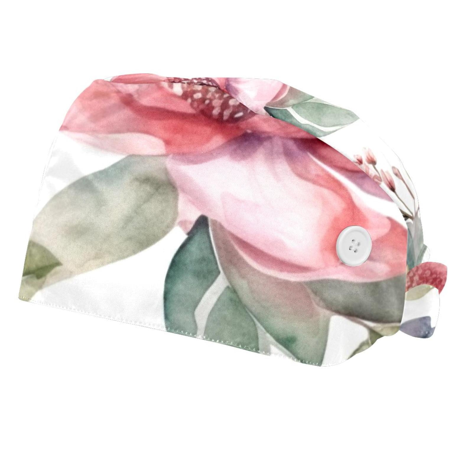 2 Pieces Adjustable Working Cap with Button, Working Hat Sweatband ...