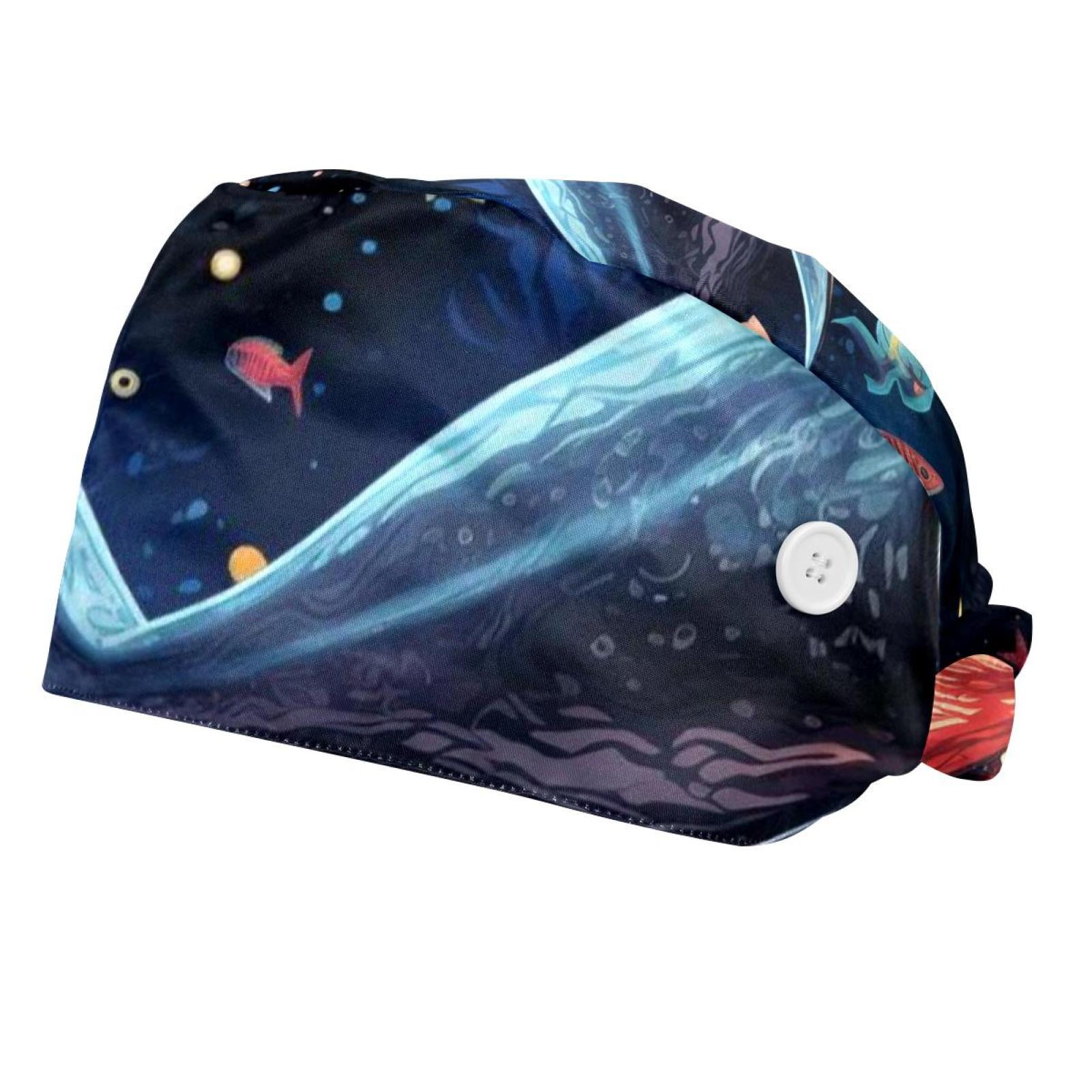 2 Pieces Adjustable Working Cap with Button, Working Hat Sweatband ...